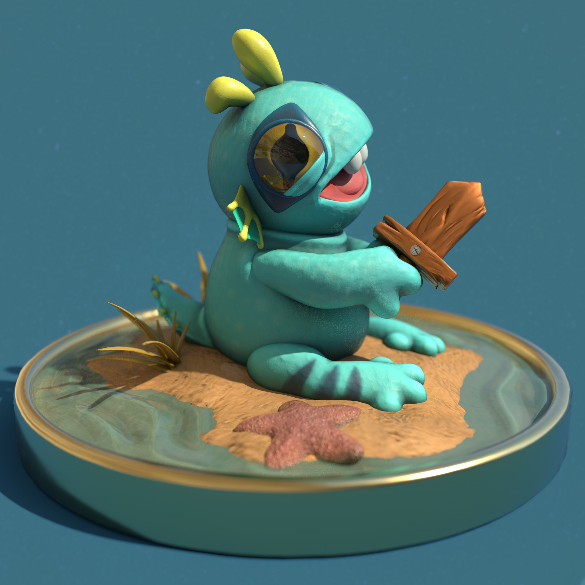 Art By James SIMON - Murloc Tiny-Fin | Hearthstone