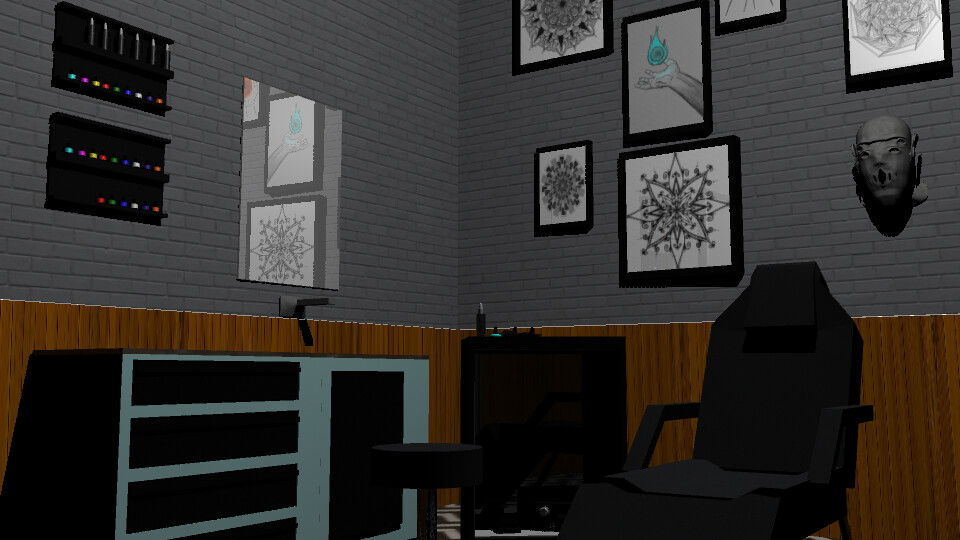 ArtStation - Tattoo Parlor