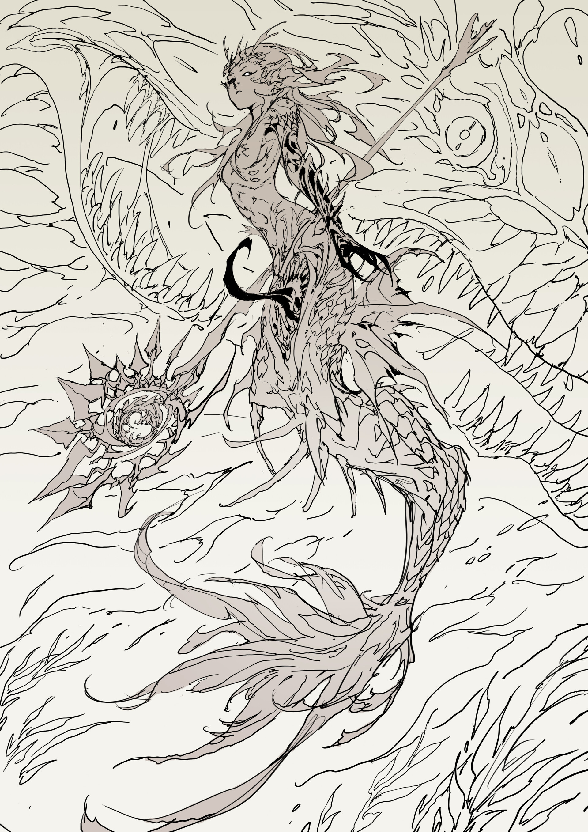 ArtStation - monster girl