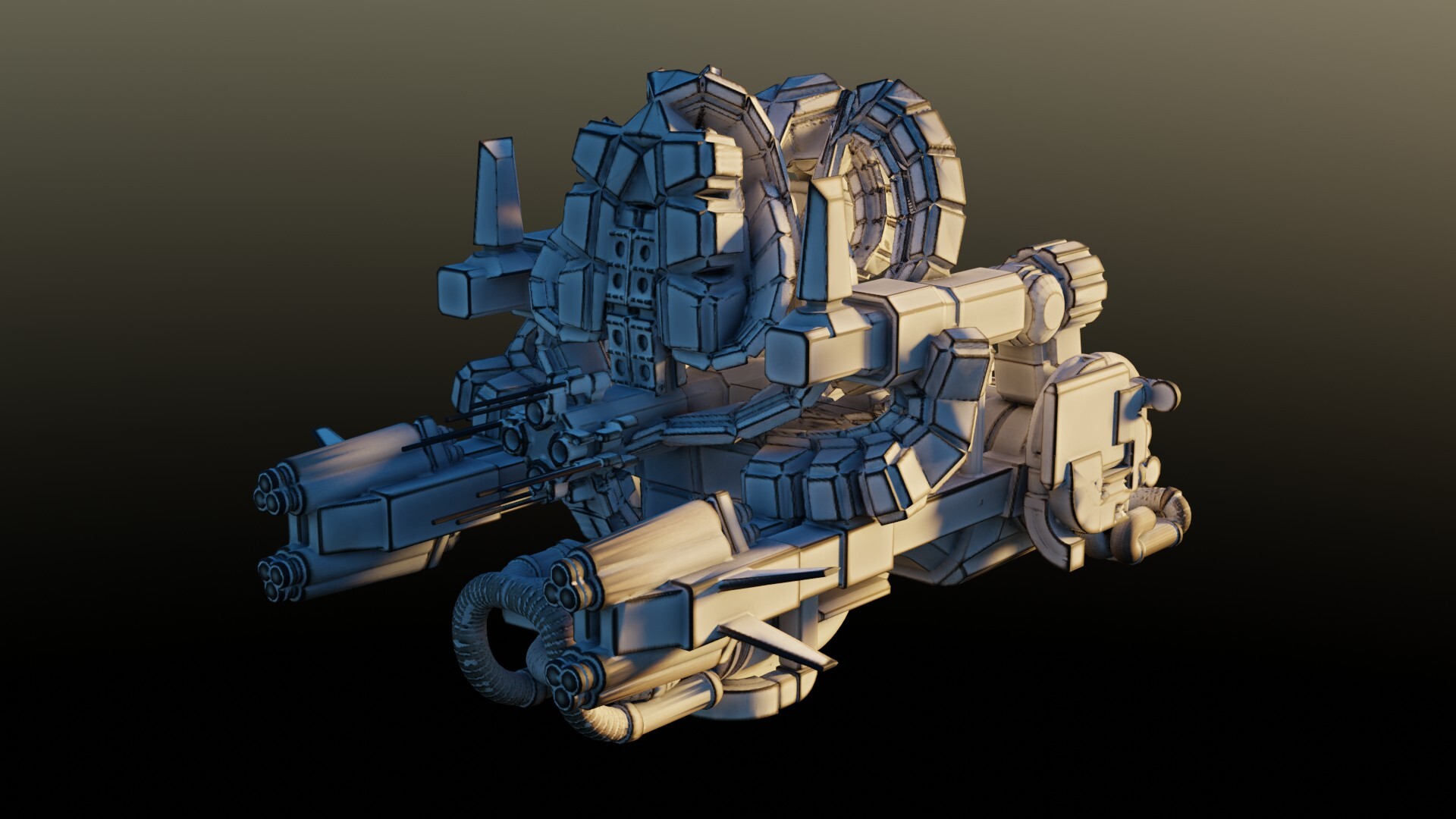 ArtStation - Mobile Fortress Zuriel