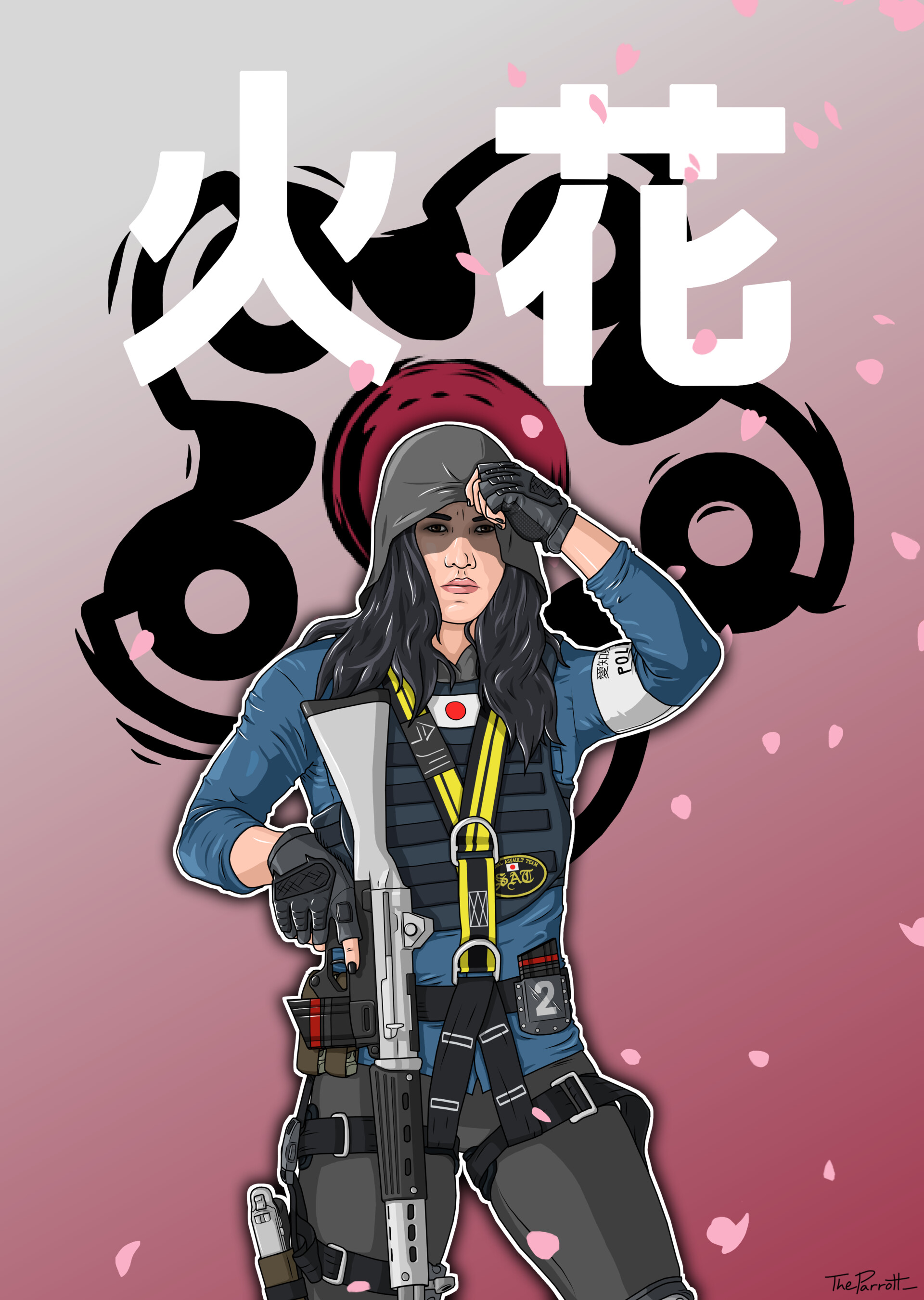 ArtStation - Hibana (Rainbow Six Siege)