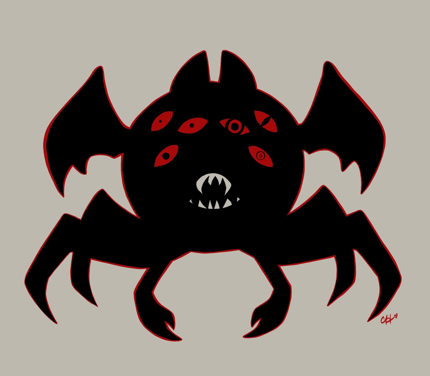 ArtStation - Bat Crab Monster