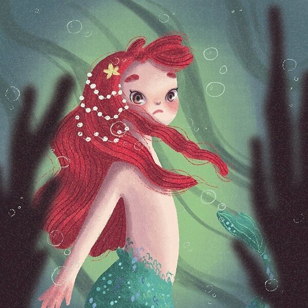 ArtStation - Mermaid Red Hair