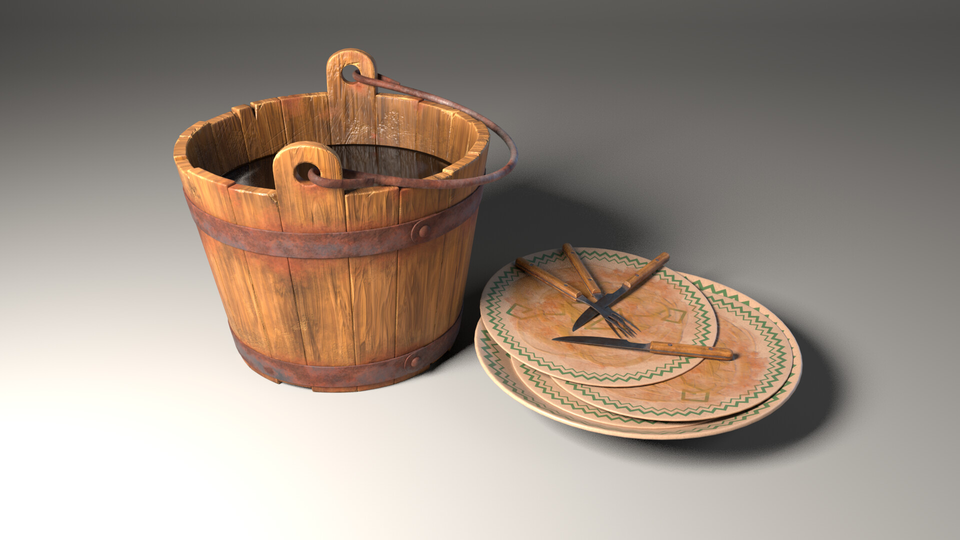 ArtStation - Dishes bucket
