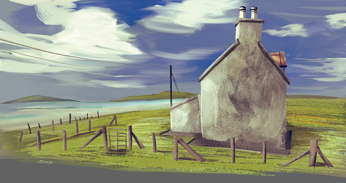 Filip Trajkovski - A few recent Virtual Plein Air paints