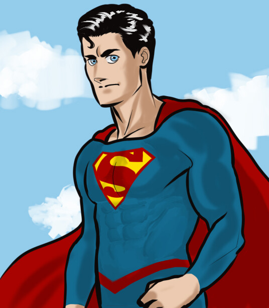 ArtStation - Commissioned Superman Avatar