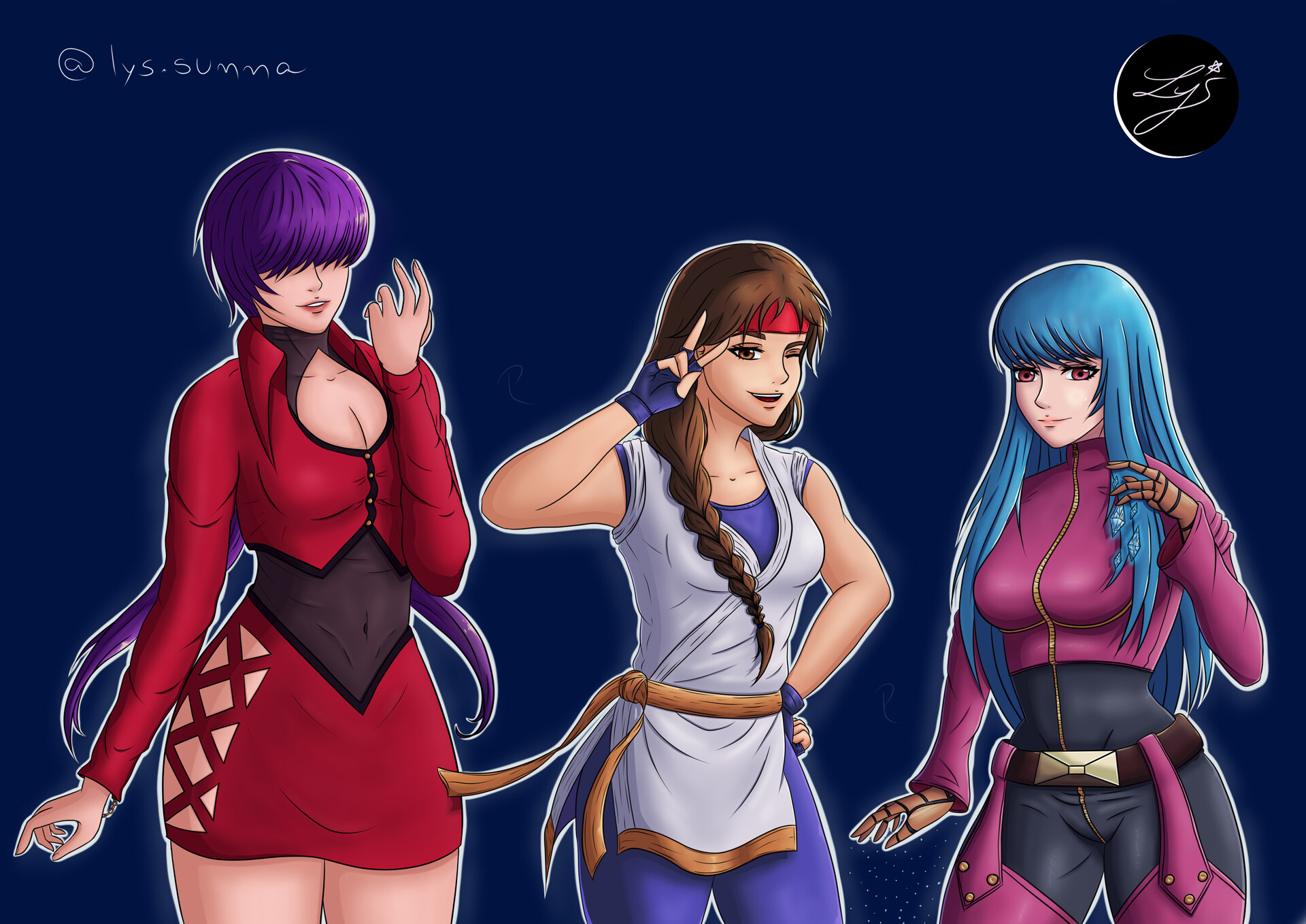 Artstation Kof Girls