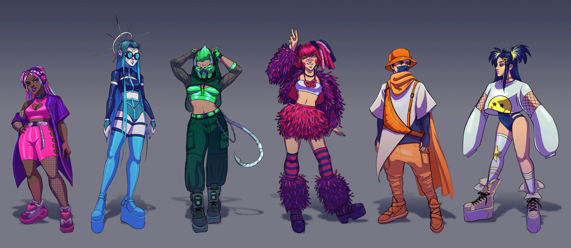 Teresa Kiene - EDM Magical Girls Character Design