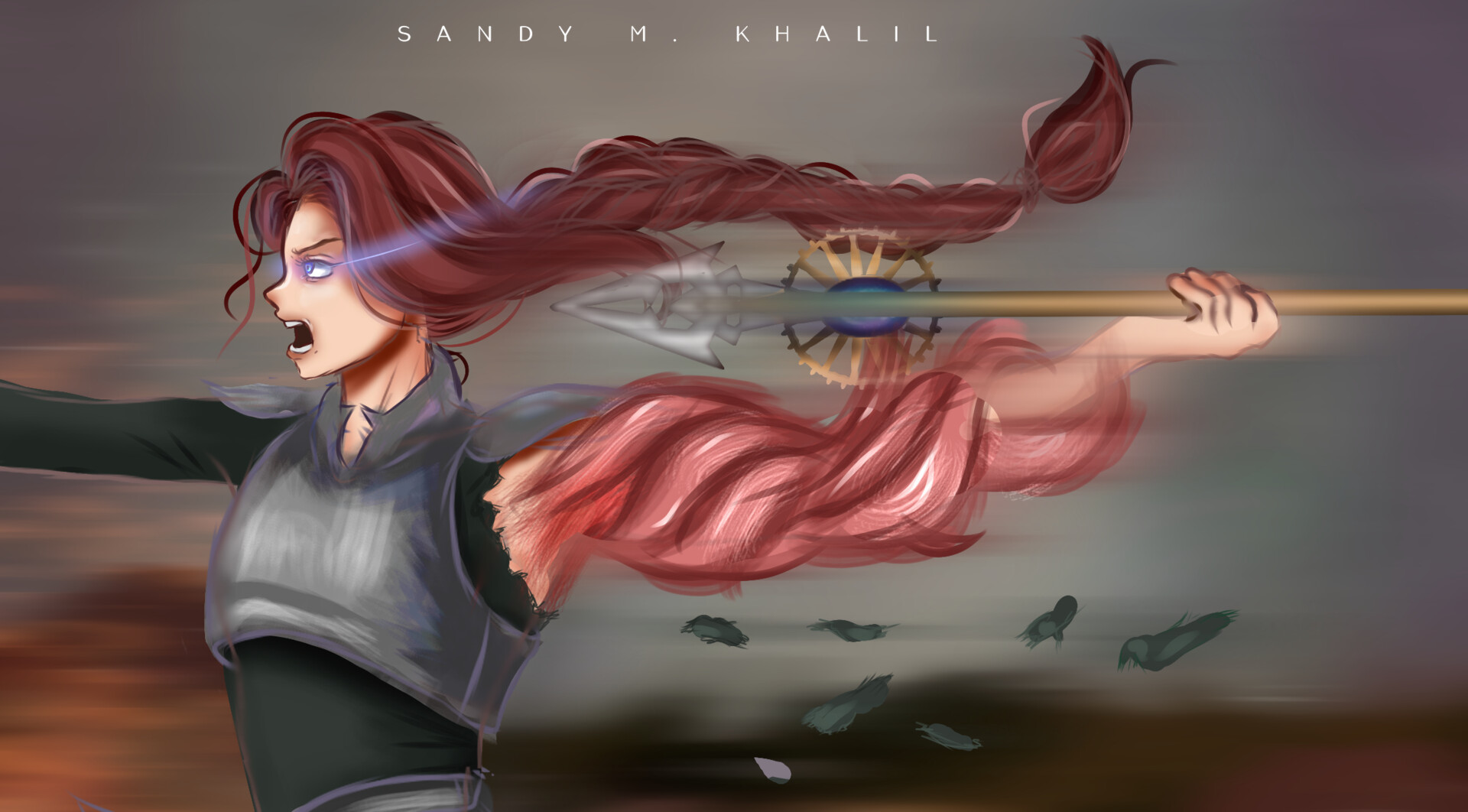 ArtStation - fantasy warrior fighter princess "the knight behind elevation"