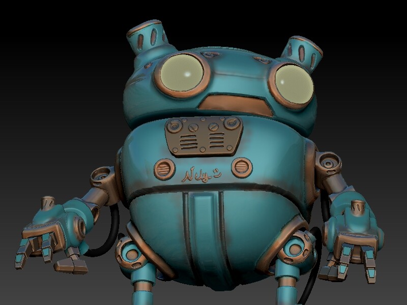 ArtStation - Robot, Zbrush 3er Parcial