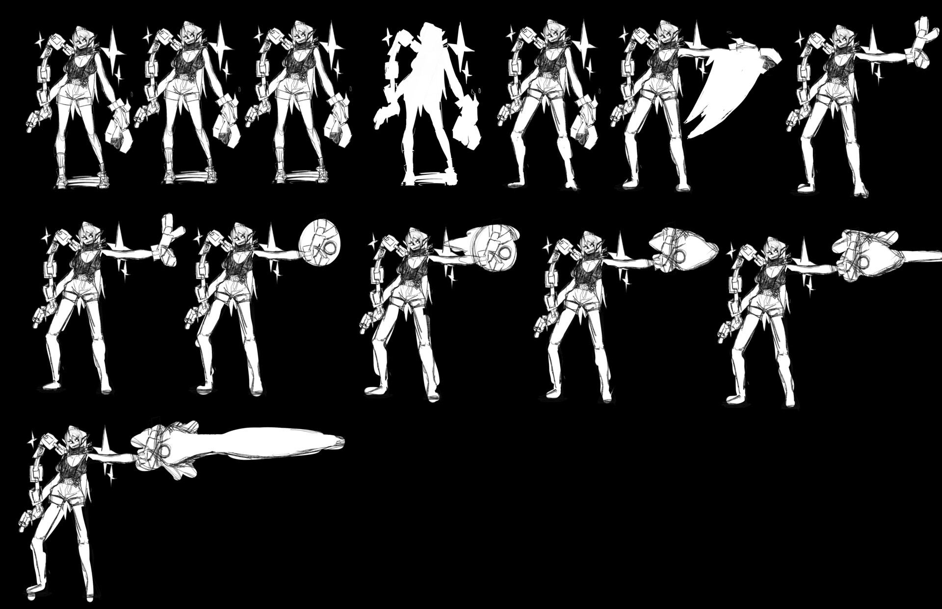 ArtStation - sprite sheet