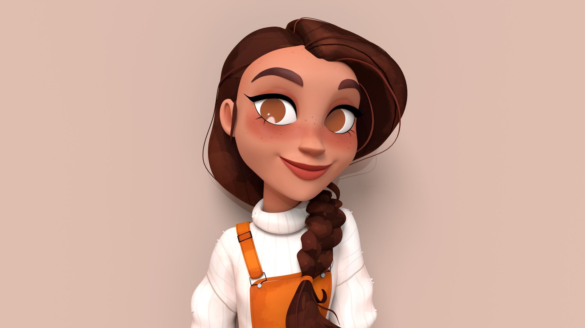 ArtStation - 3D Character Model and Surfacing: 'Wonder'