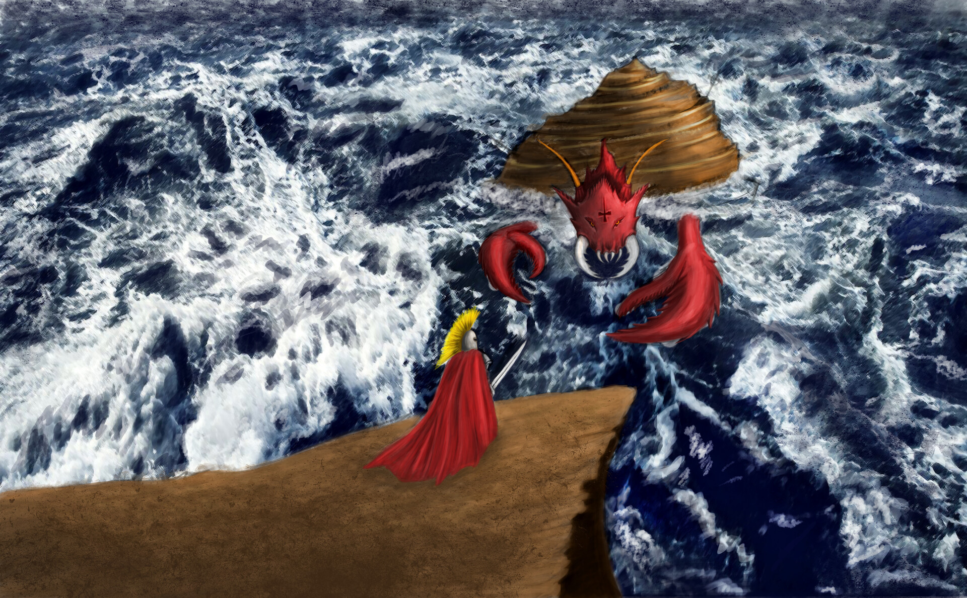 ArtStation - ocean monster