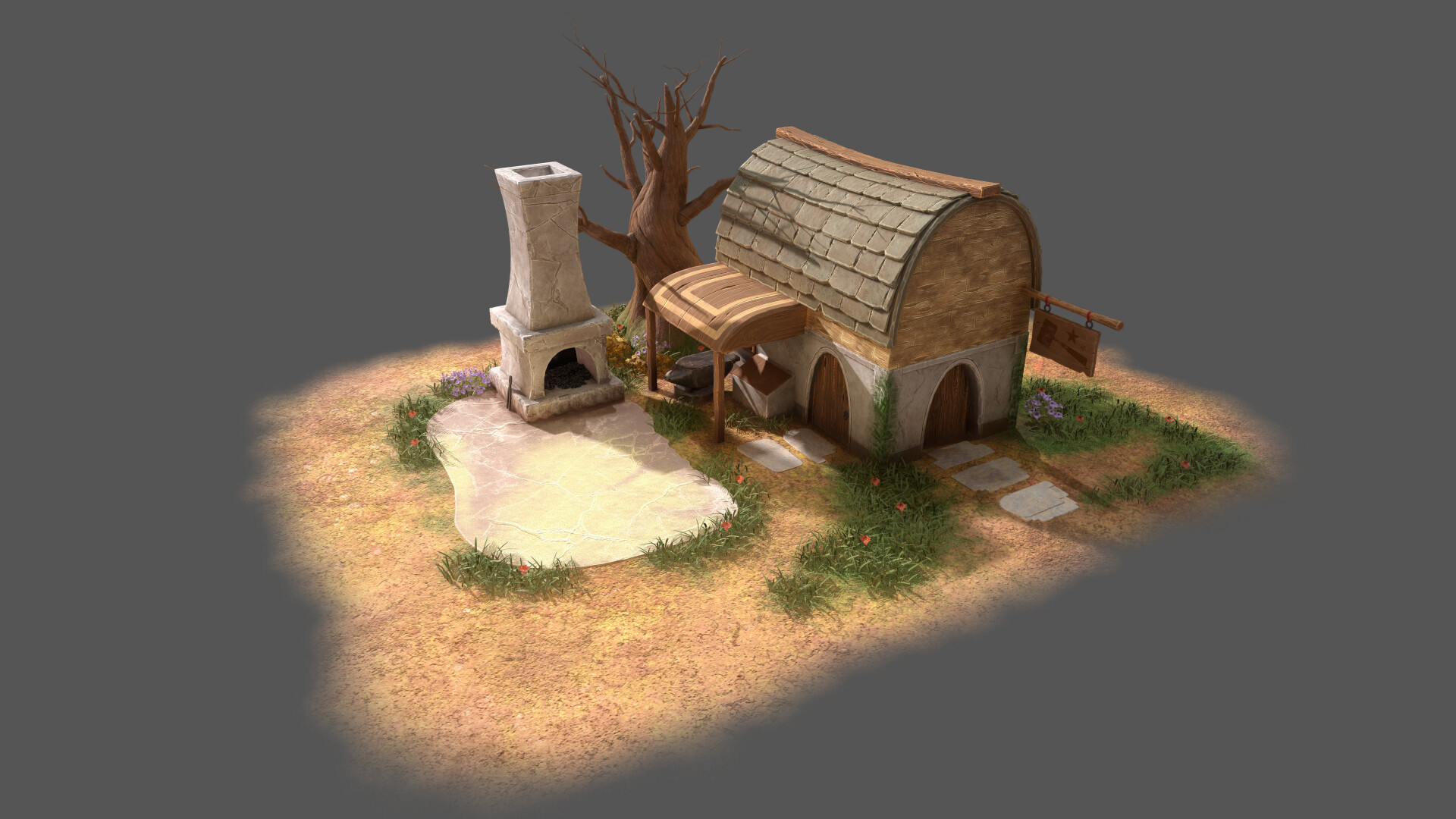 ArtStation - Stylized Blacksmith, Raja Reynaldi