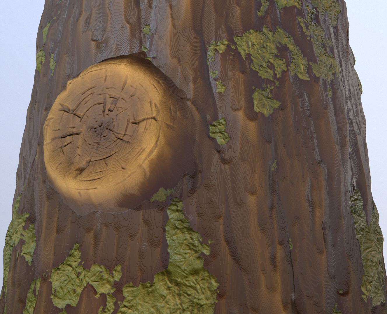 Yssa Mitra - Stylized Tree Bark - Substance Designer