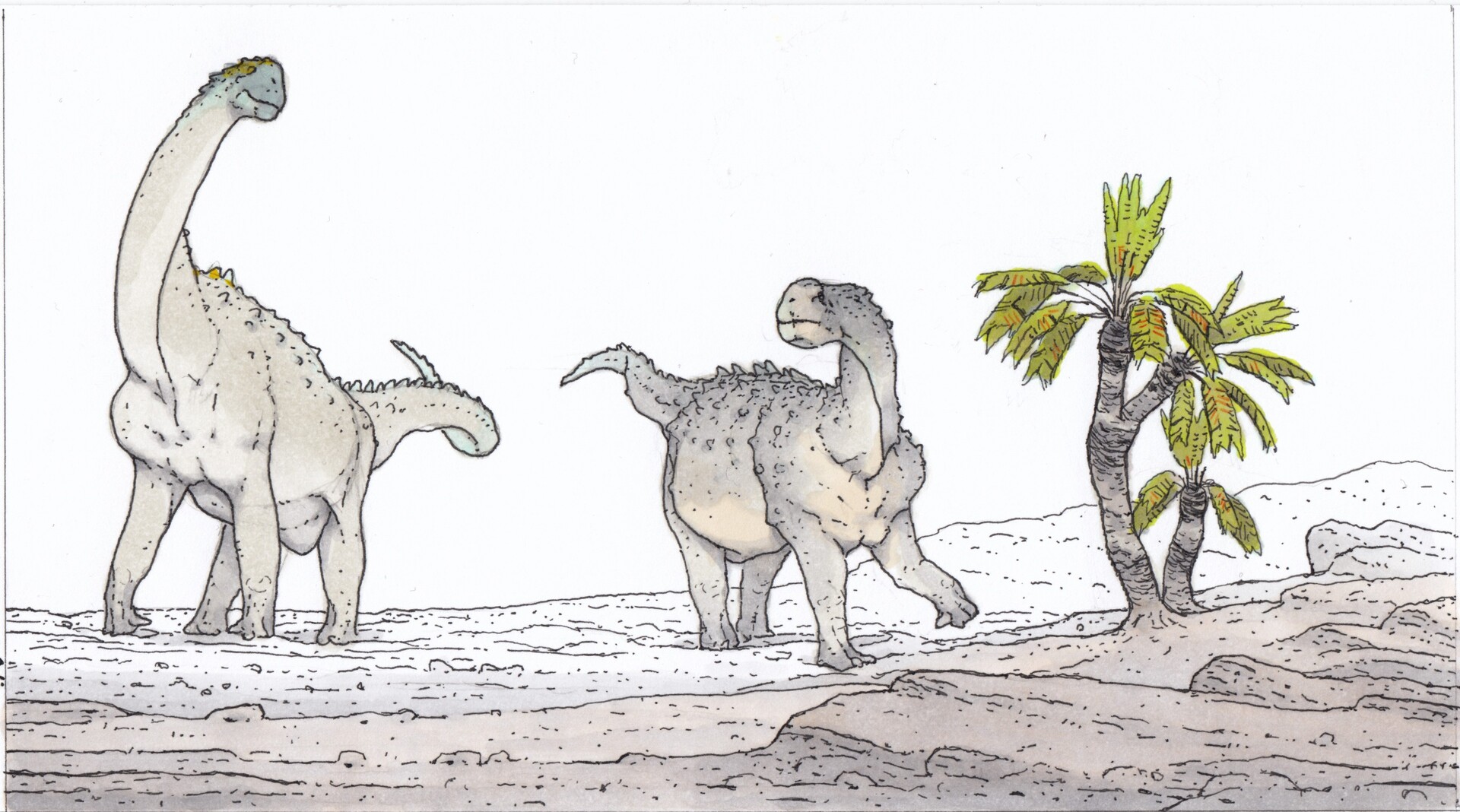 ArtStation - Camarasaurus roaming