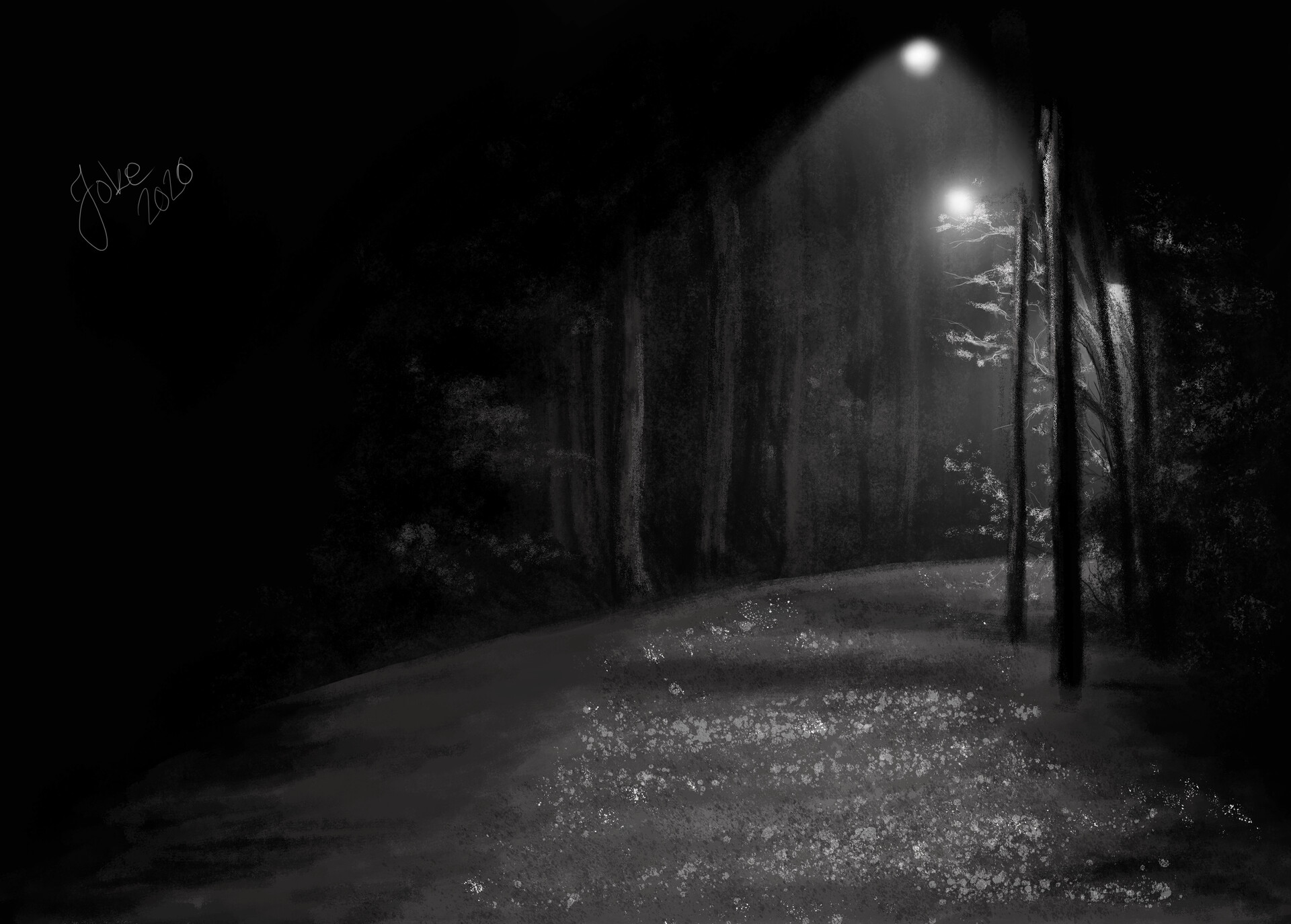 ArtStation - Night walk