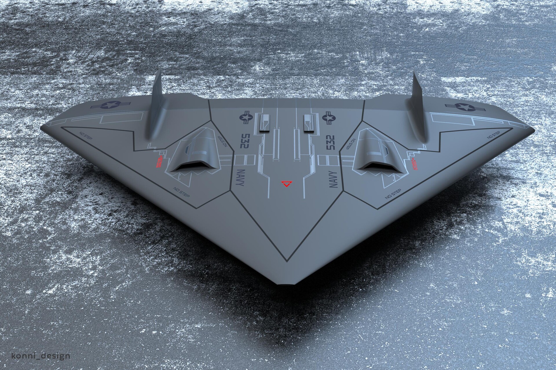 ArtStation - Black Diamond BD 79 Unmanned Combat Aerial Vehicle