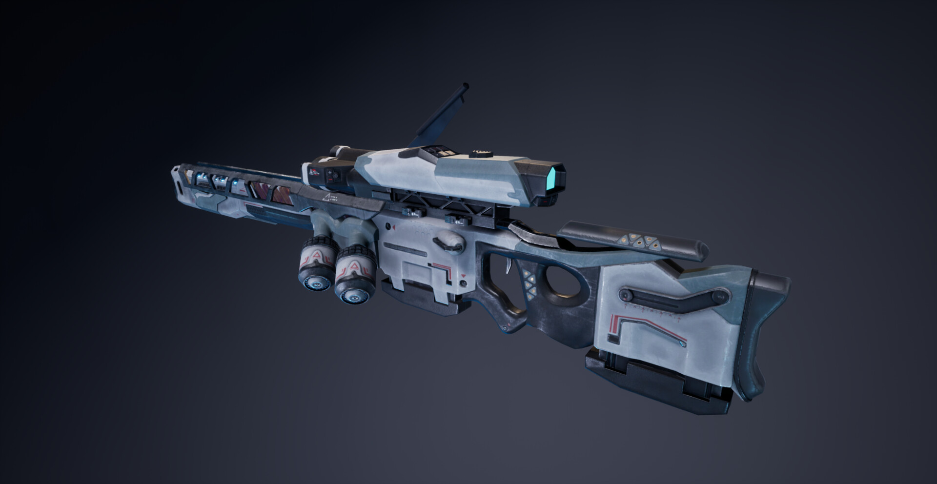 ArtStation - Paladin AMRR (Anti-Material Rail Rifle)