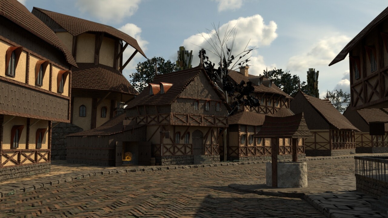 ArtStation - Medieval Era Buildings