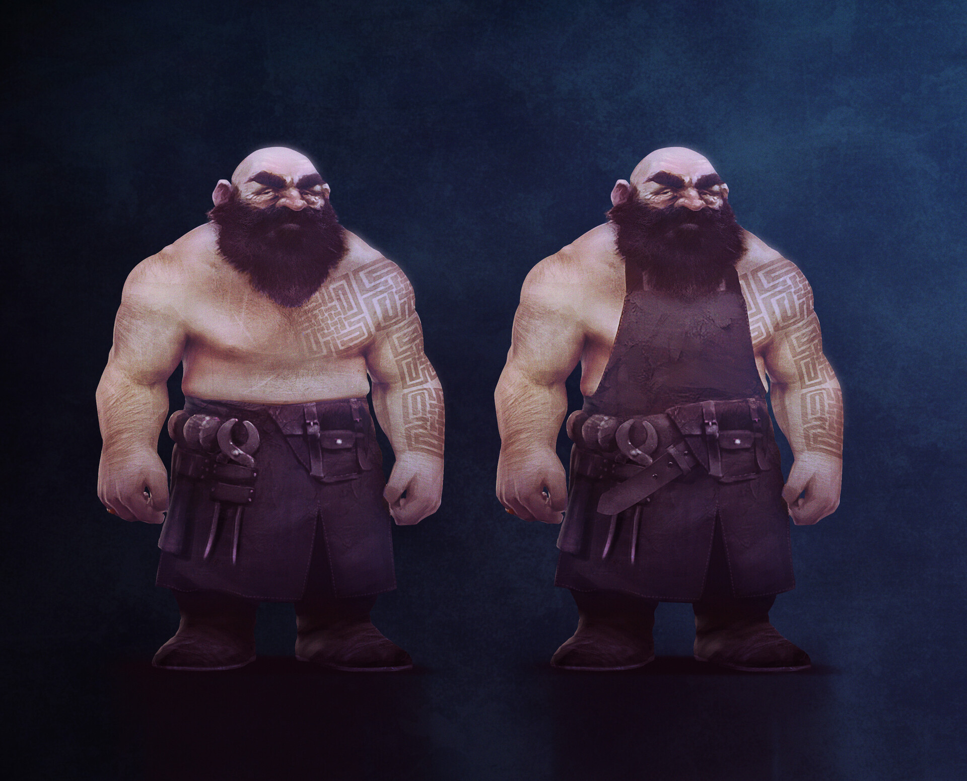 ArtStation - Dwarfs. The Blacksmith master