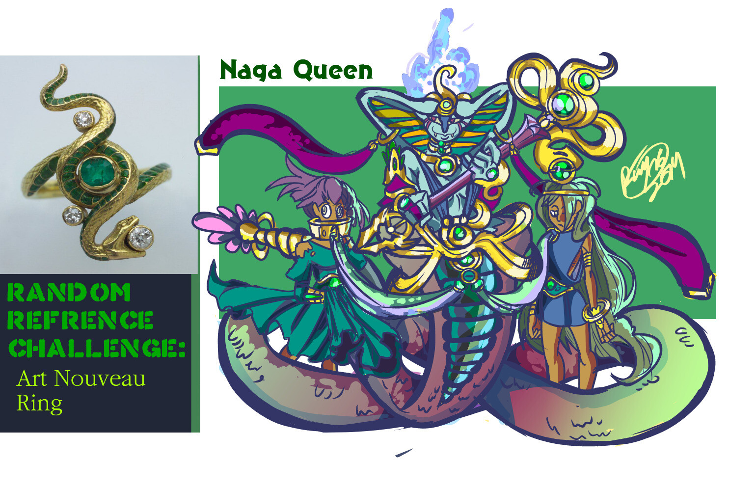 ArtStation - RANDOM REFRENCE CHALLENGE VOL 1