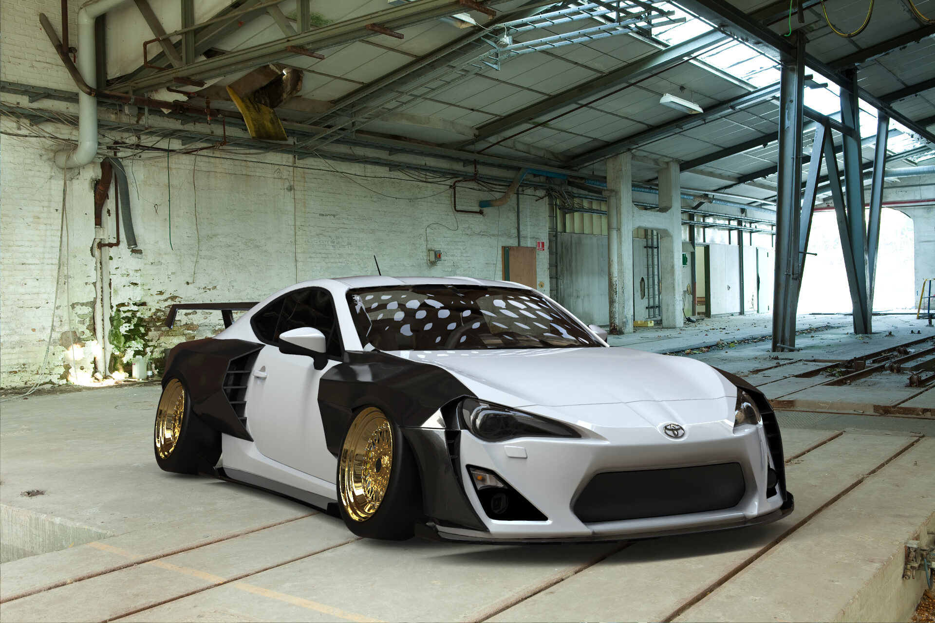 ArtStation - Toyota GT86 326 Gundam Bodykit