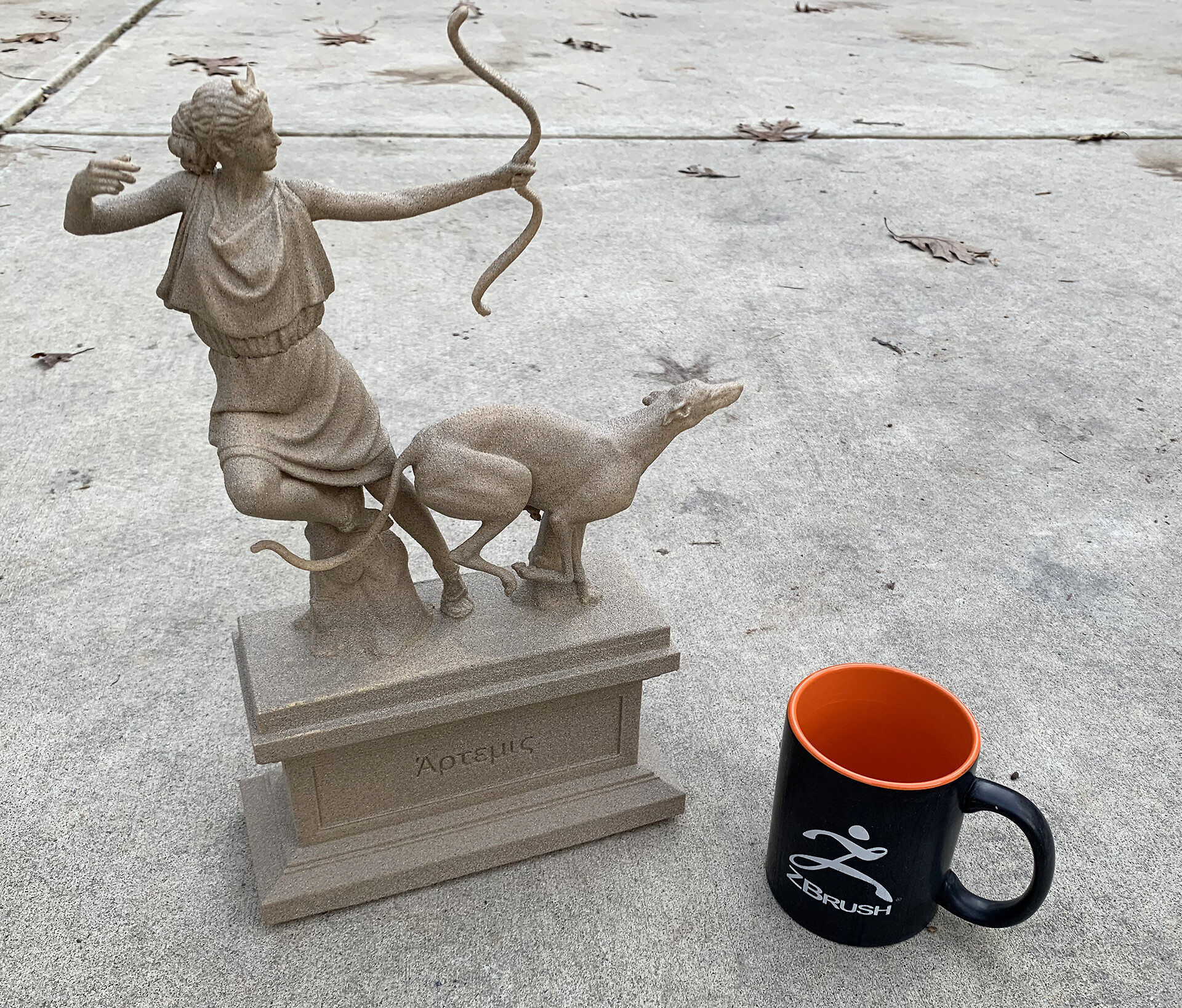 Joseph Drust - Artemis with Greyhound