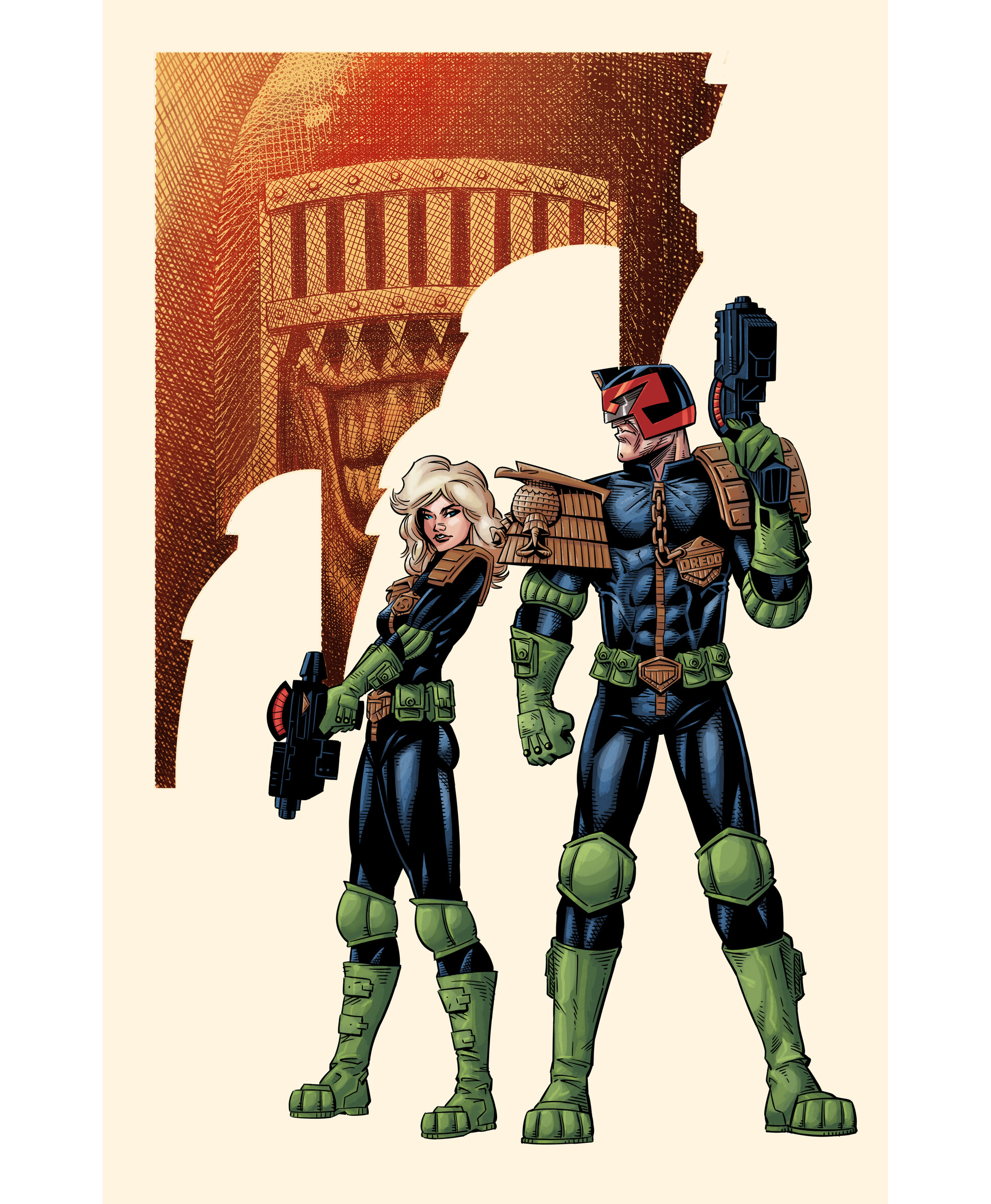 ArtStation - Judge Dredd Illustration