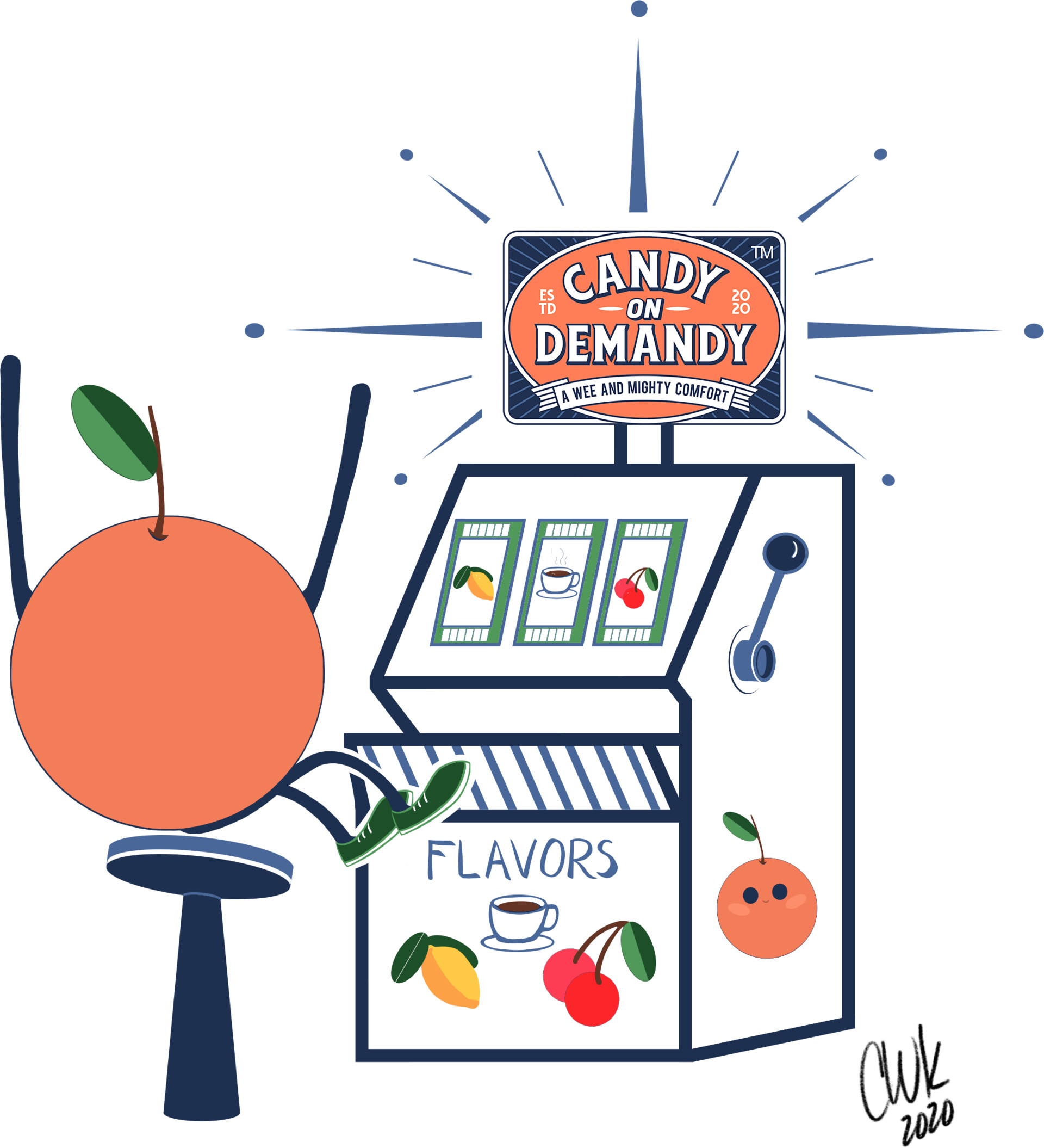 CW Klein - Candy On Demandy Branding