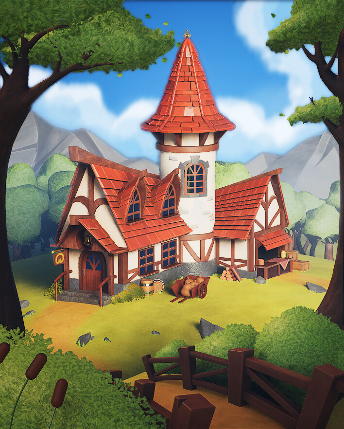 Hunter Haag - "House in the forest" Concept Modeling