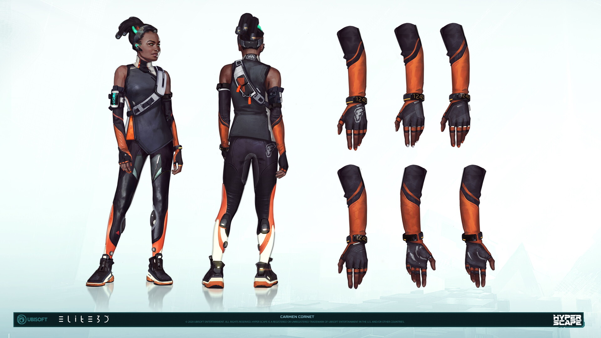 elite3d studio - Hyper Scape Character Contept Designs