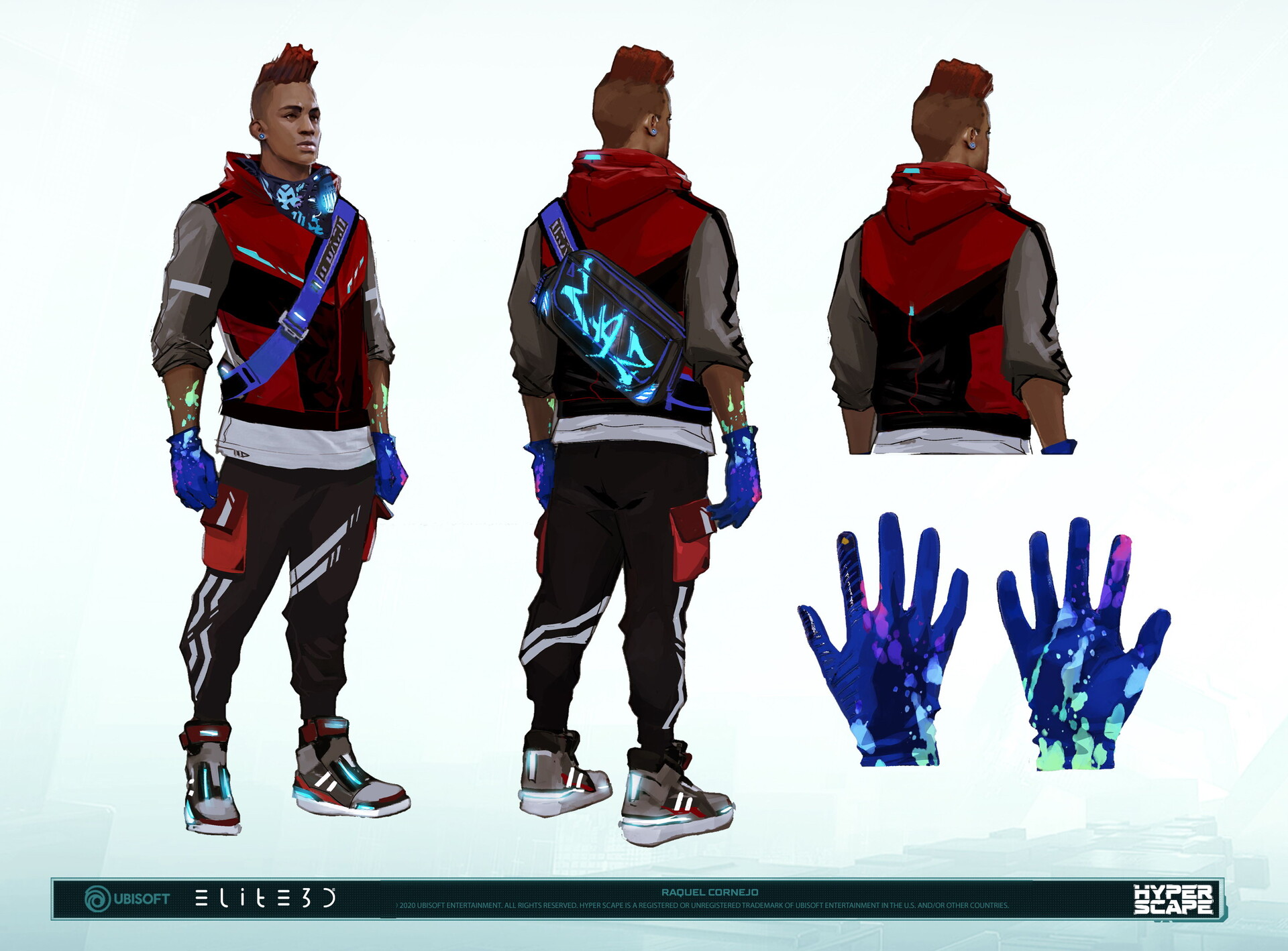 elite3d studio - Hyper Scape Character Contept Designs