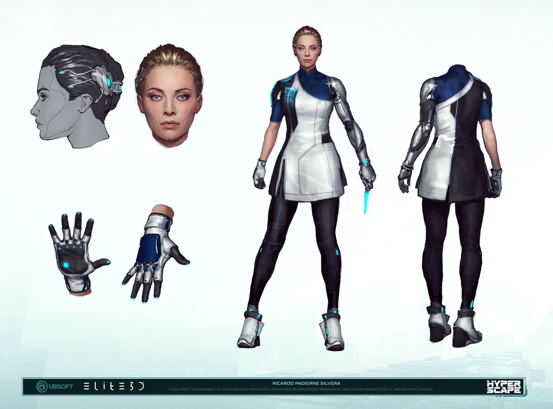 elite3d studio - Hyper Scape Character Contept Designs