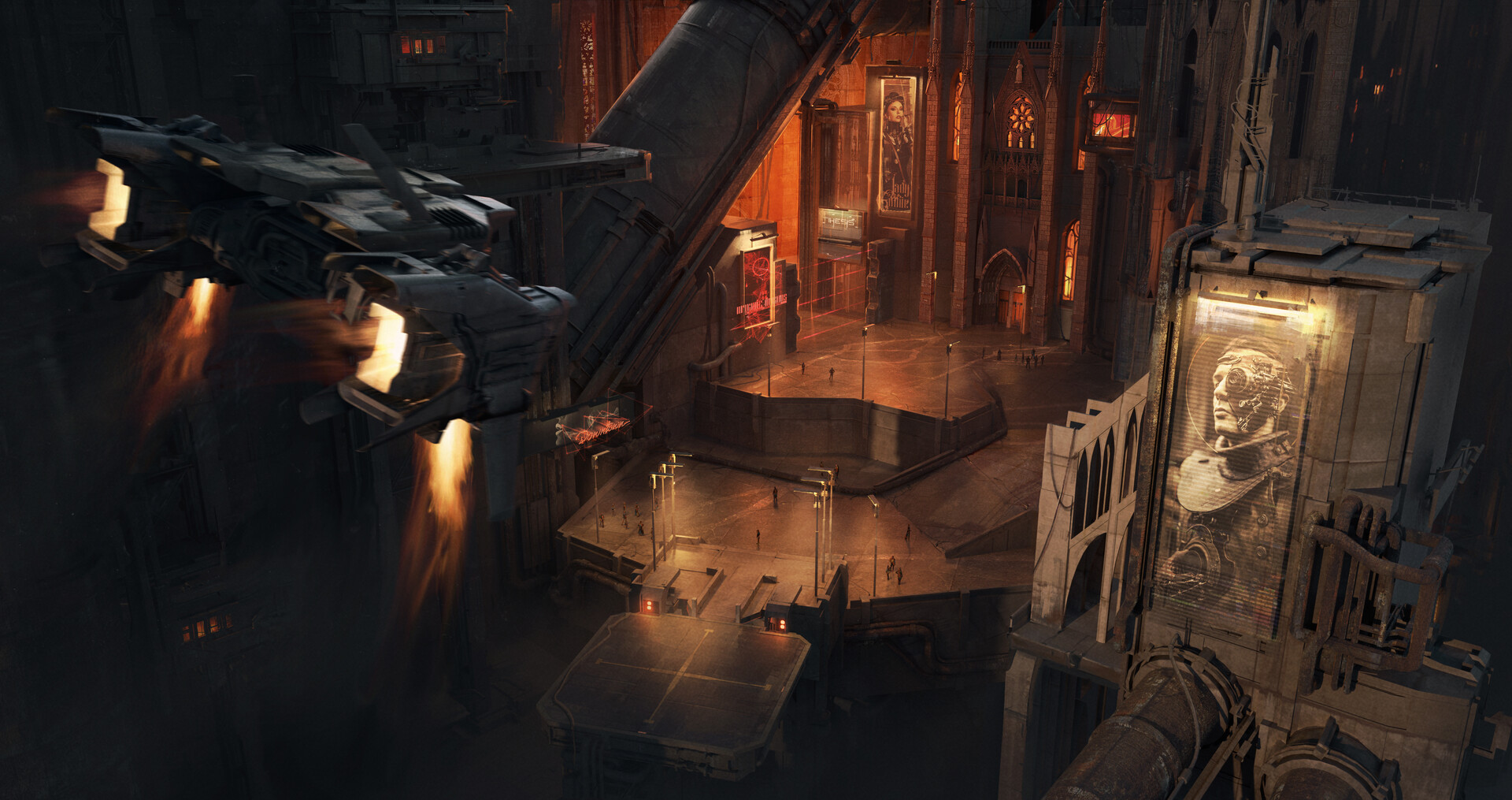 ArtStation - Gothic Settlement