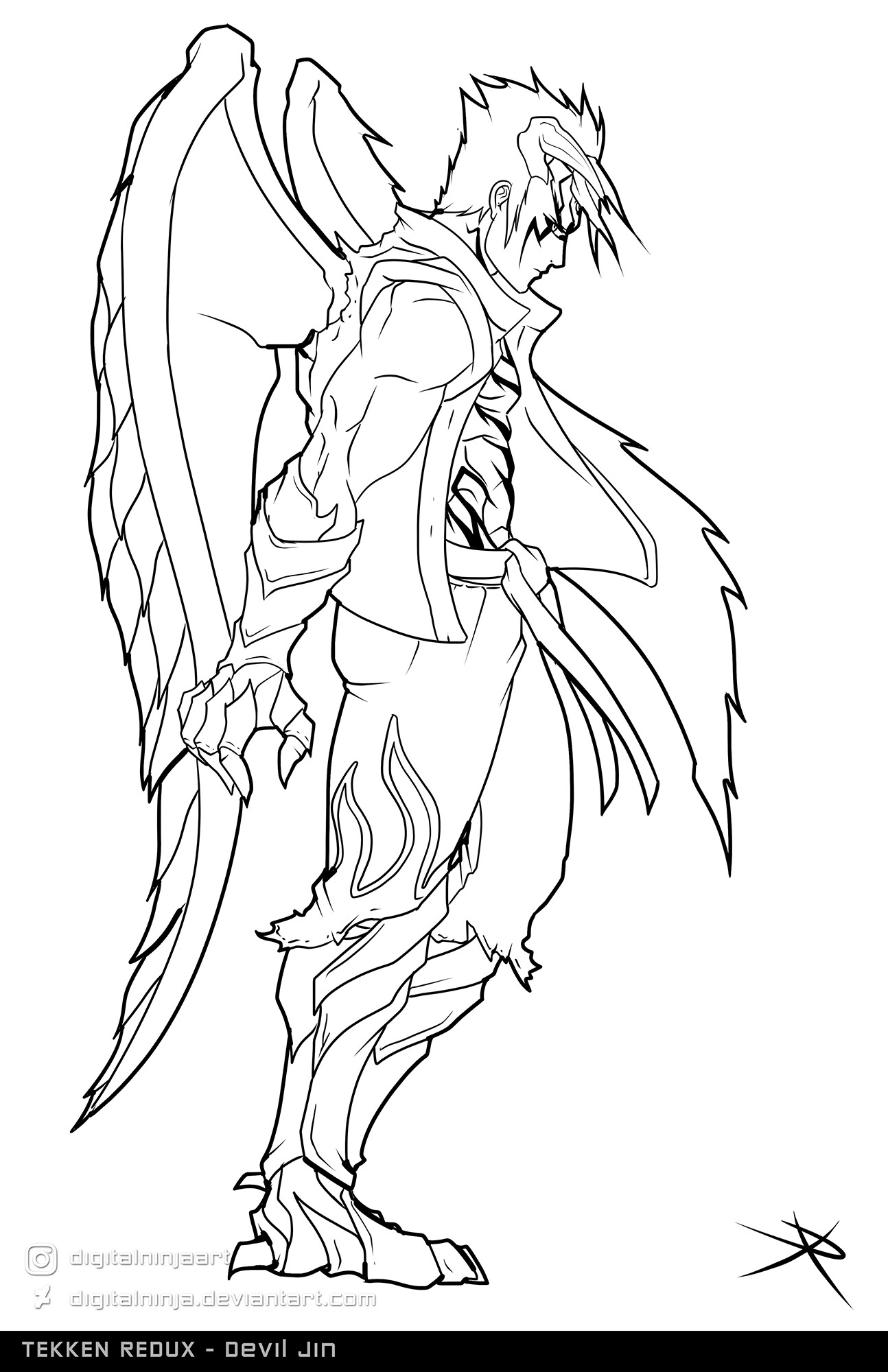 tekken 7 coloring pages