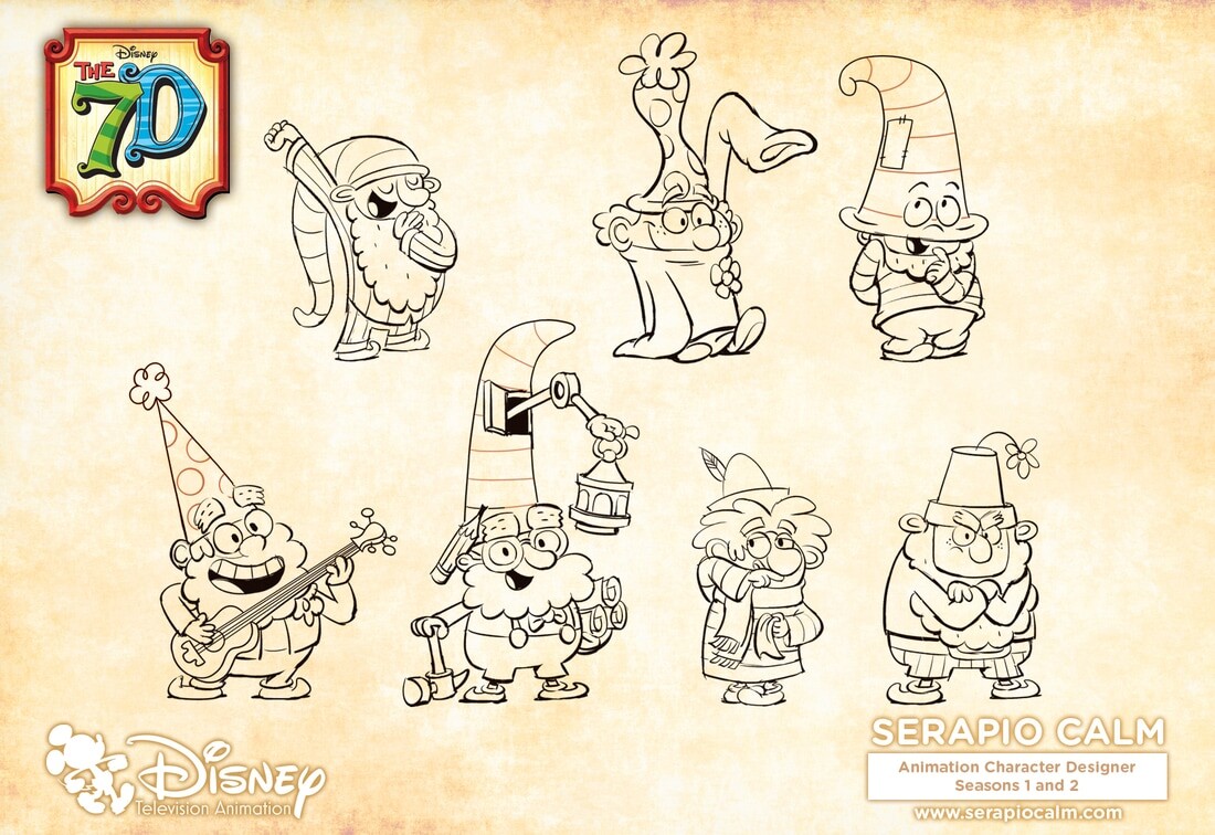 disney 7d coloring pages