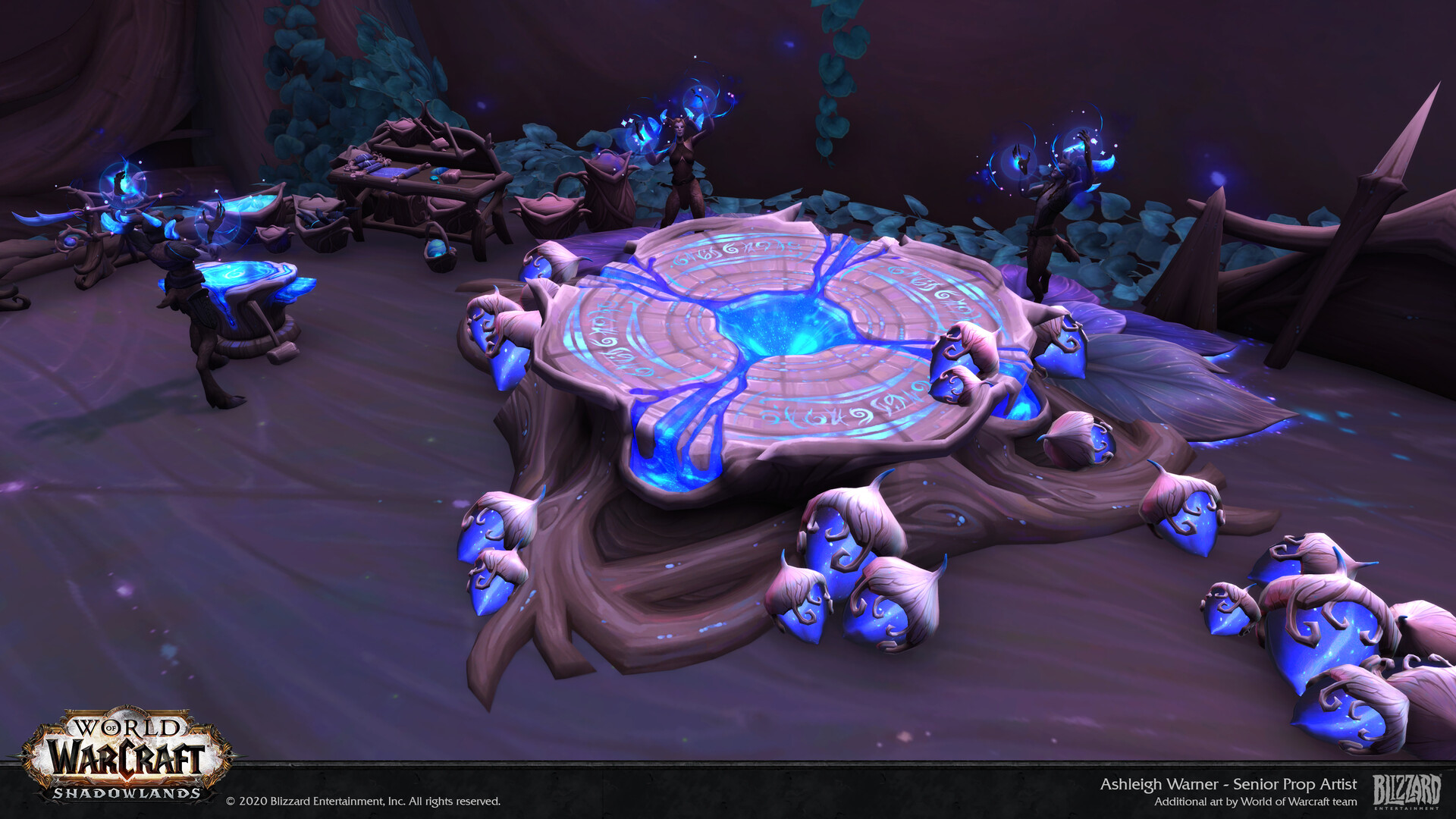 Ashleigh Warner - Ardenweald Outdoor Props - World of Warcraft: Shadowlands
