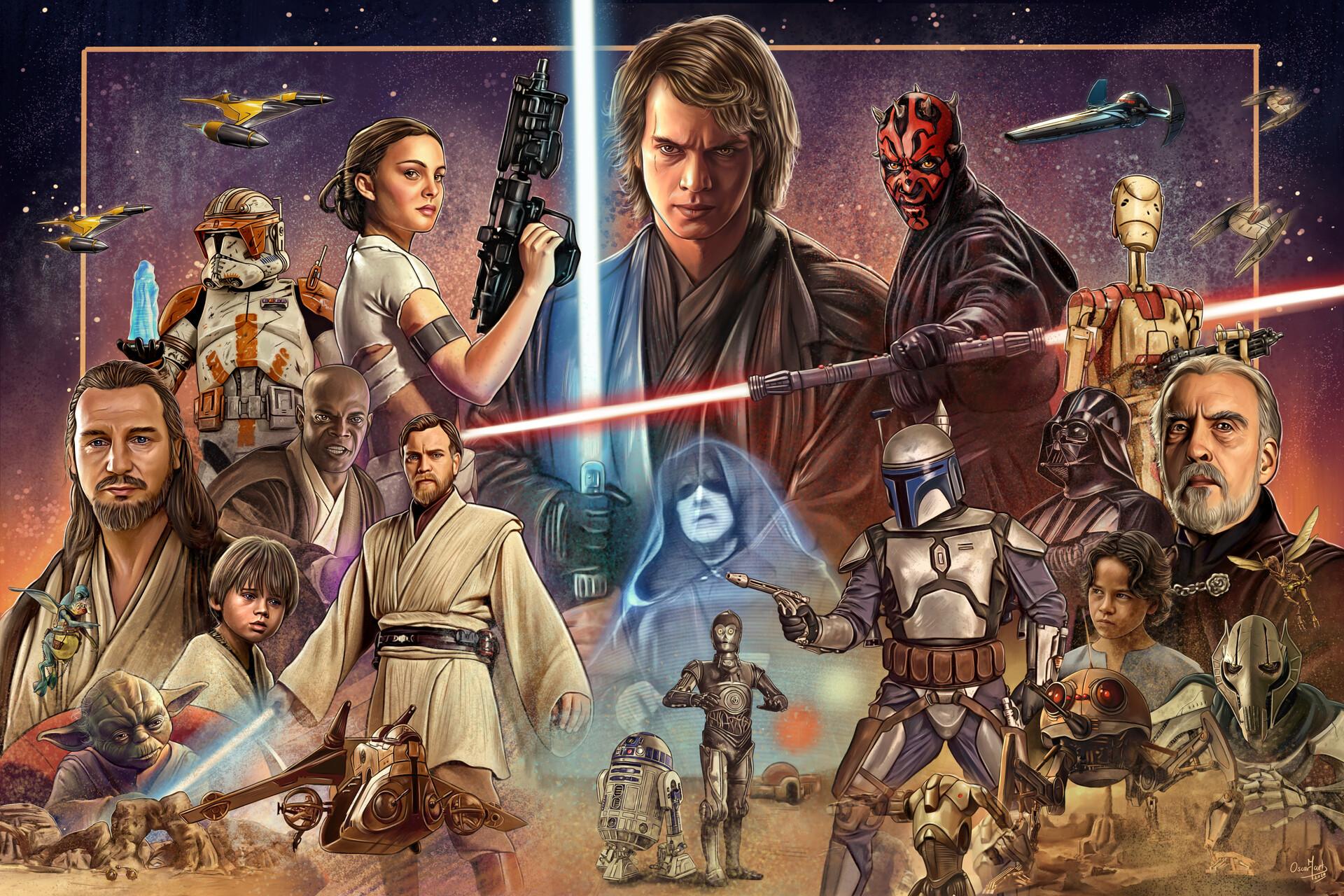 ArtStation - Star Wars Precuel Póster