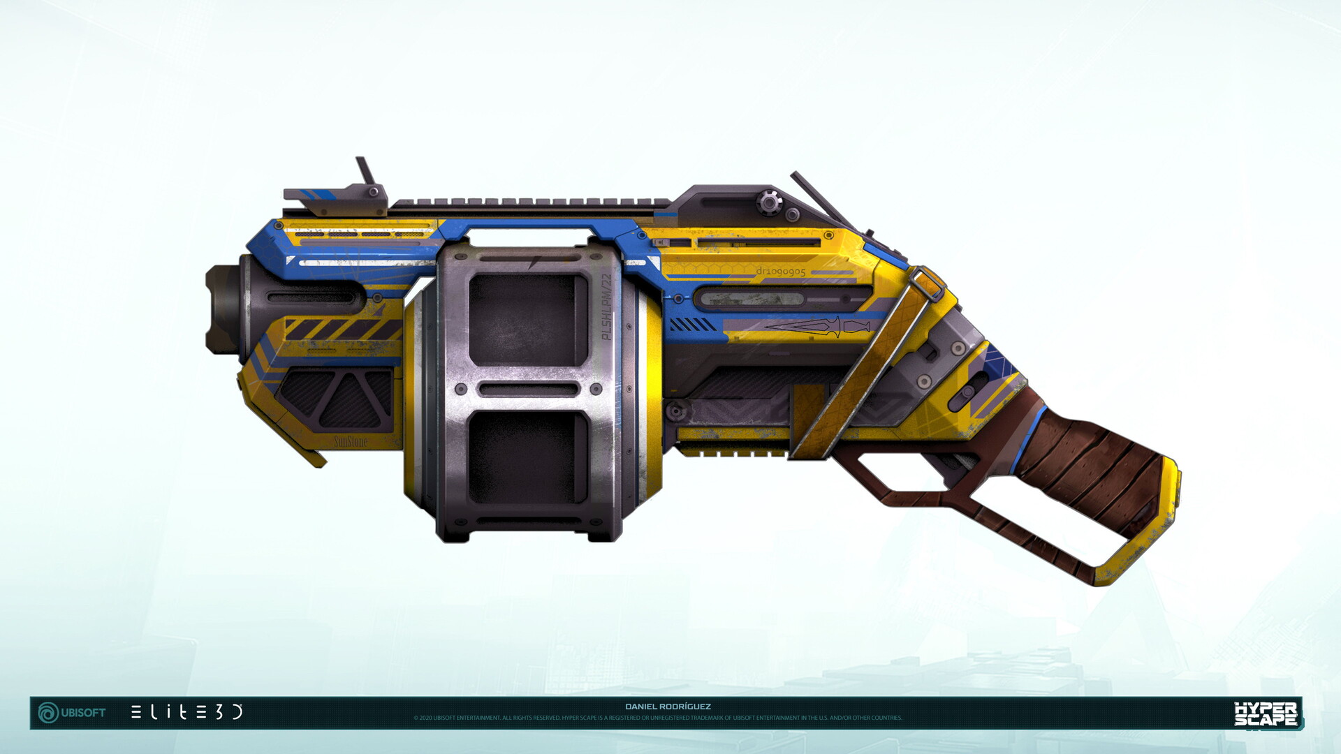 elite3d studio - Hyper Scape Weapons, Pods and Skins Contept Designs