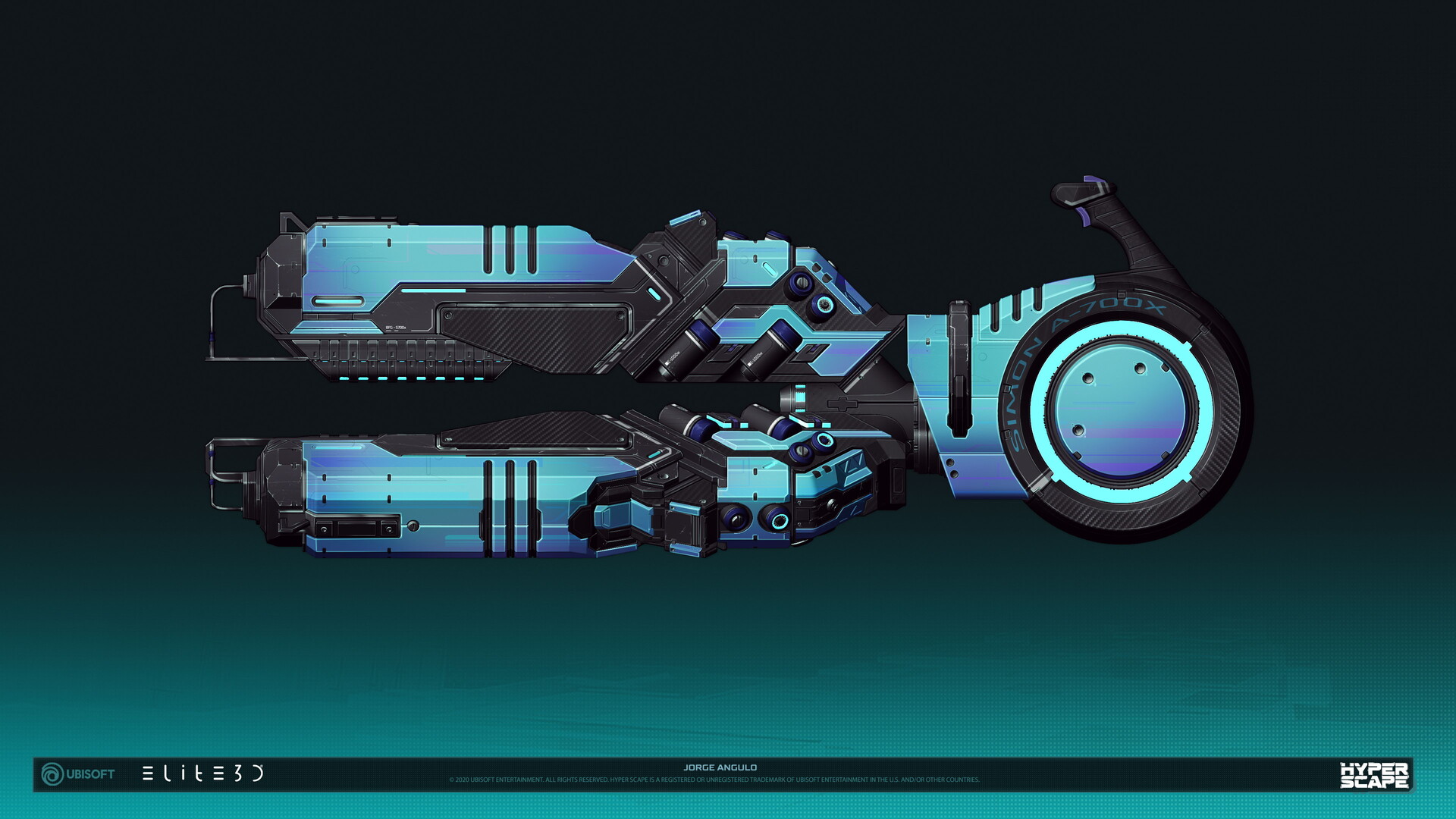 elite3d studio - Hyper Scape Weapons, Pods and Skins Contept Designs