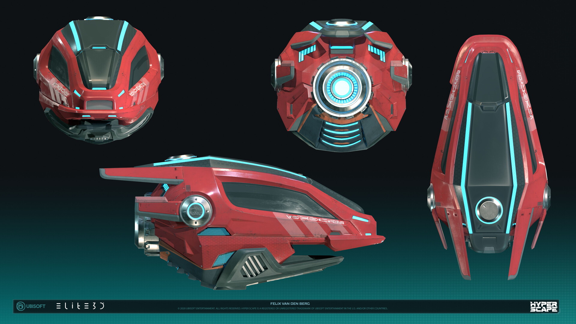 elite3d studio - Hyper Scape Pods