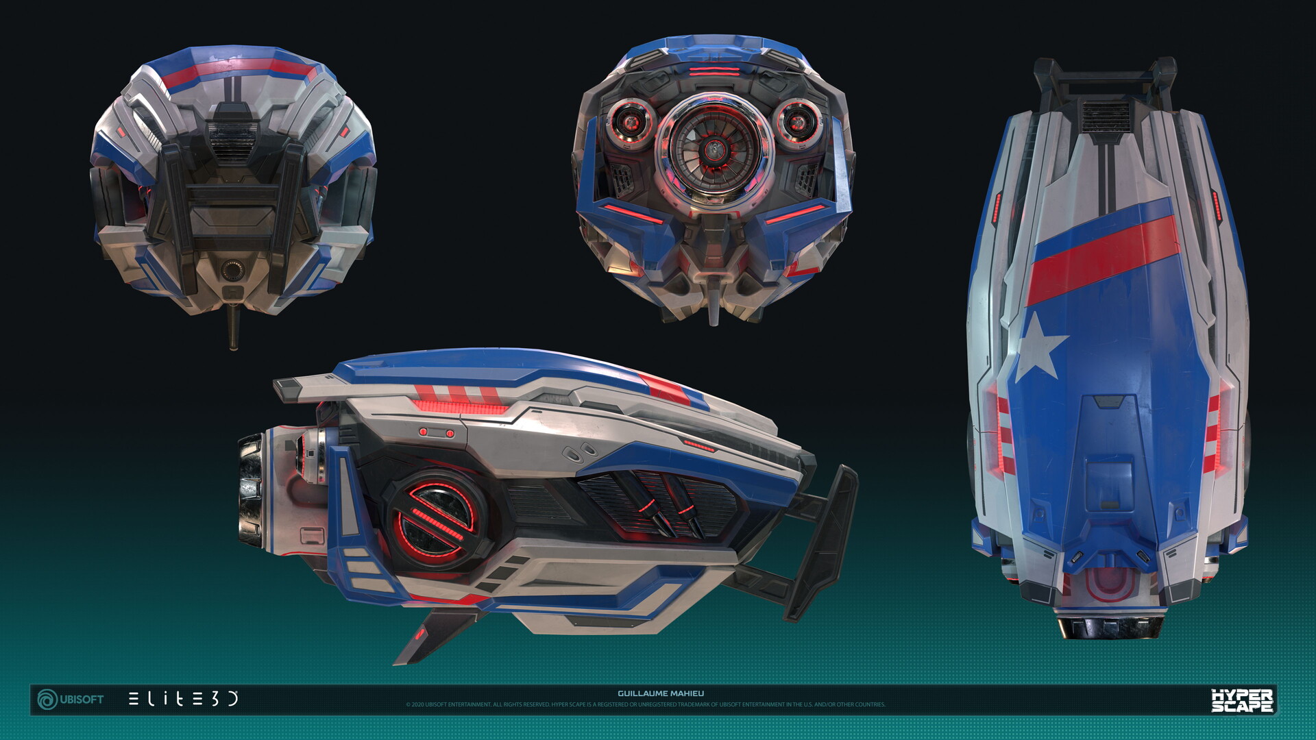 elite3d studio - Hyper Scape Pods