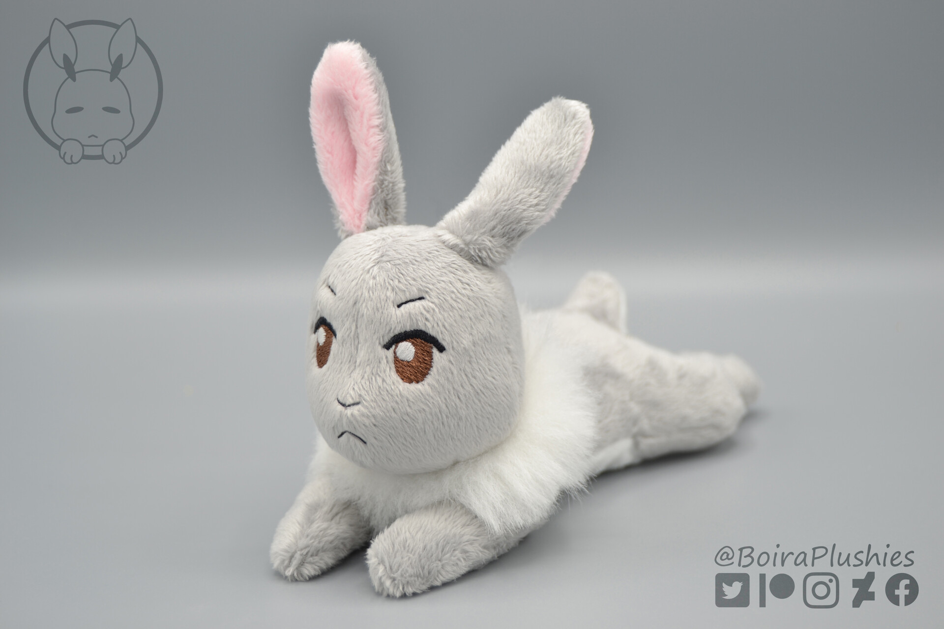 grumpy bunny plush