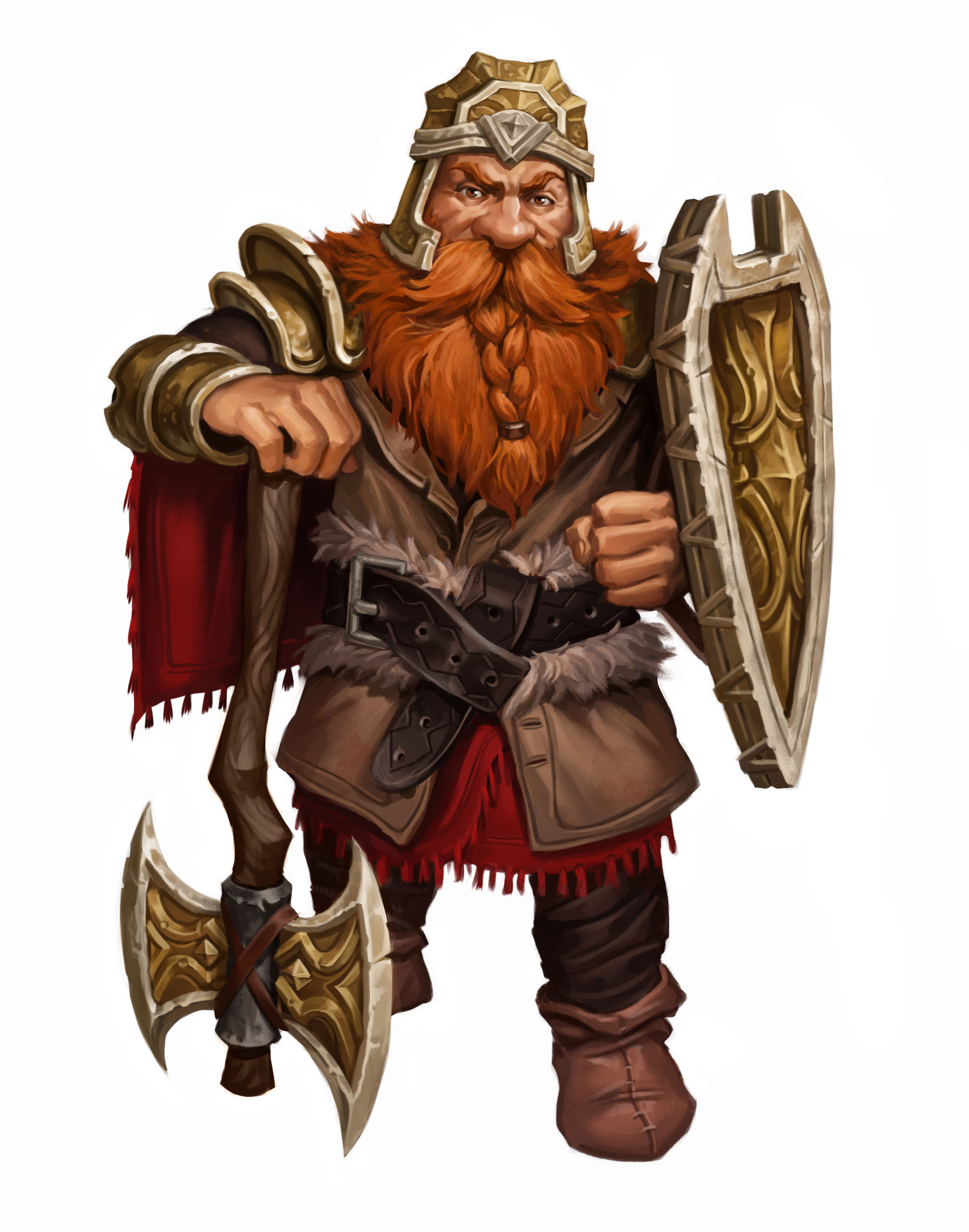 Dwarf Male Fighter By Ilina Naydenova Rimaginarydwarves