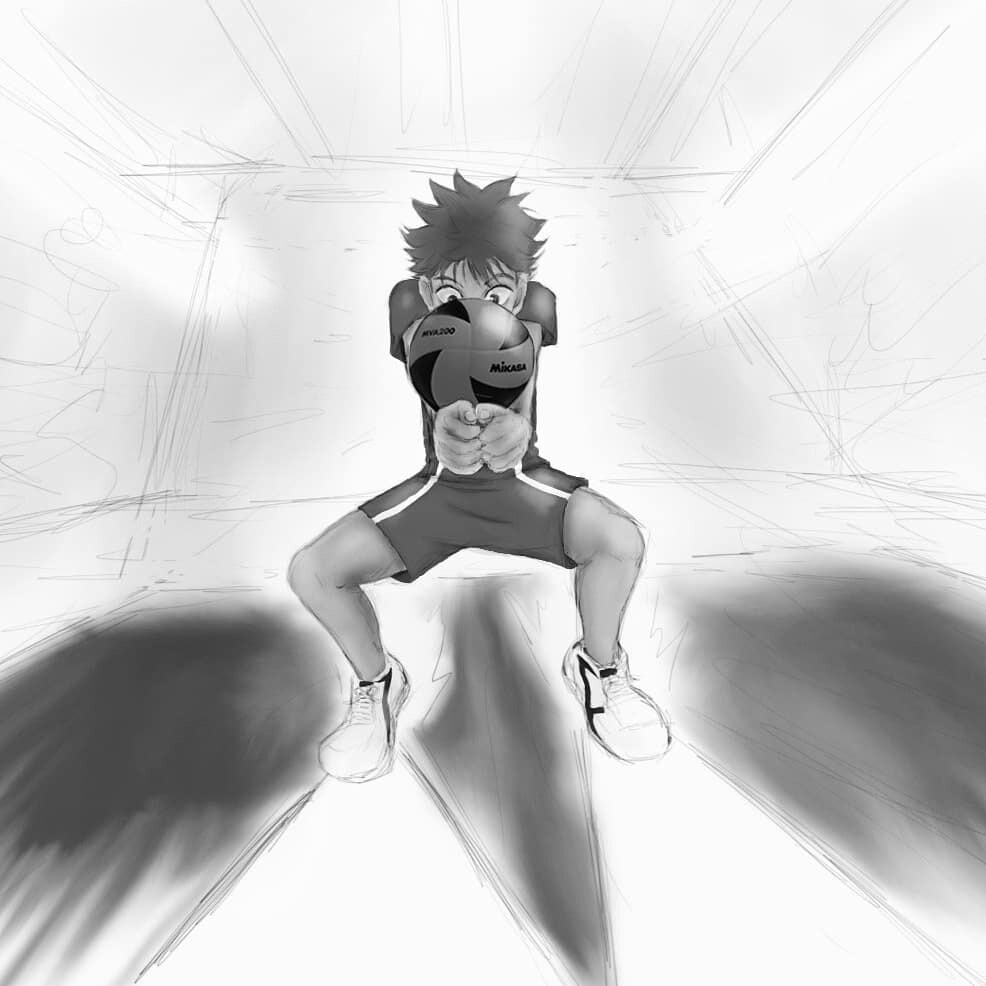 hinata first receive