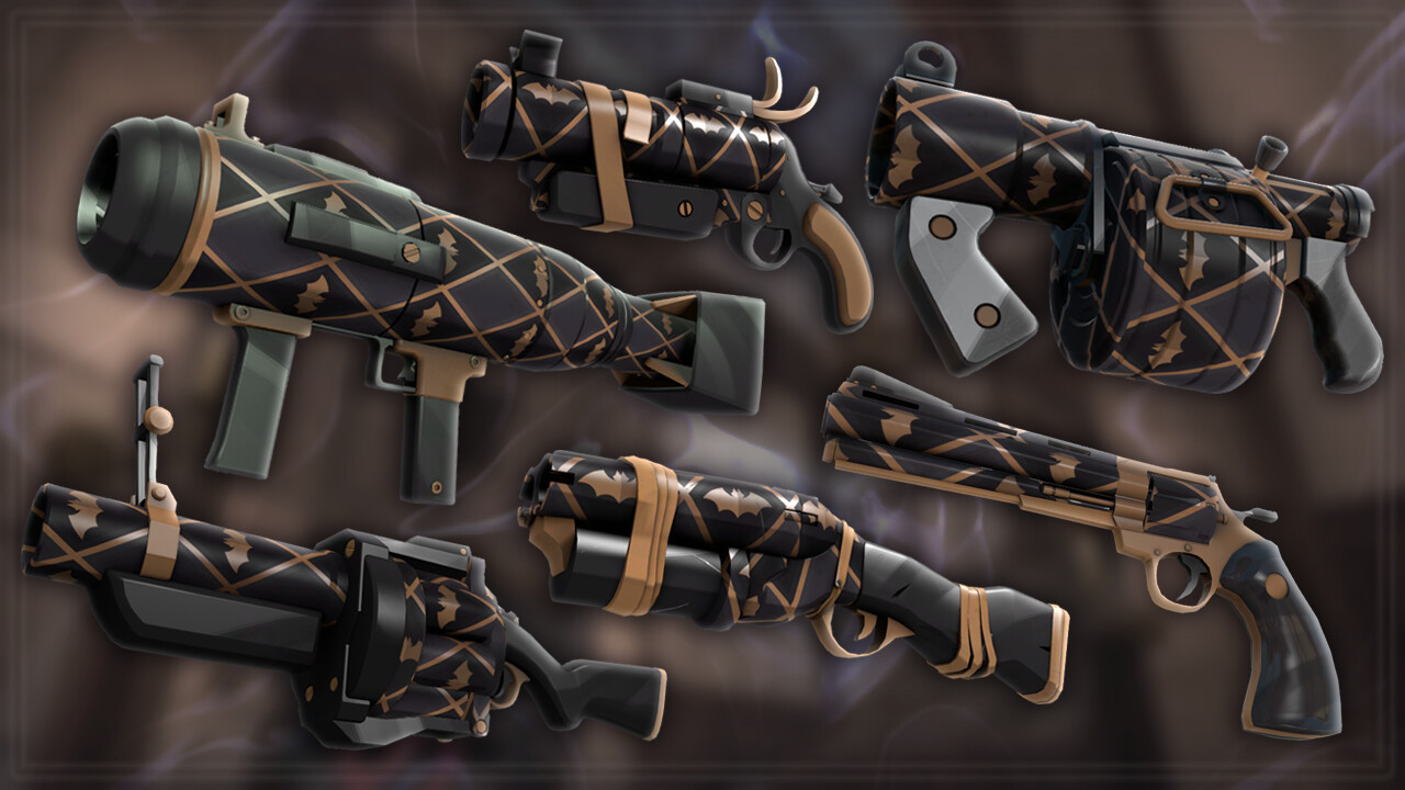 Juniper David - TF2 War Paint Skin Showcase (Seamless Textures)