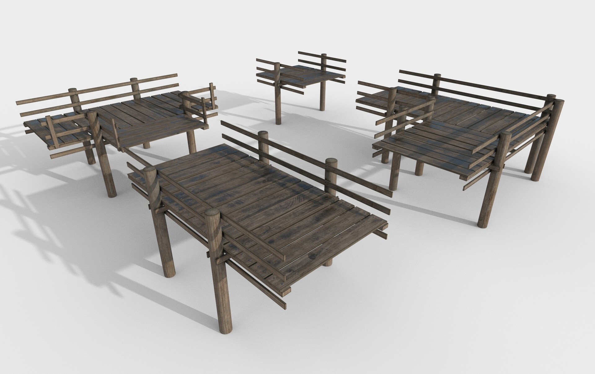 ArtStation - Wood Bridge pack