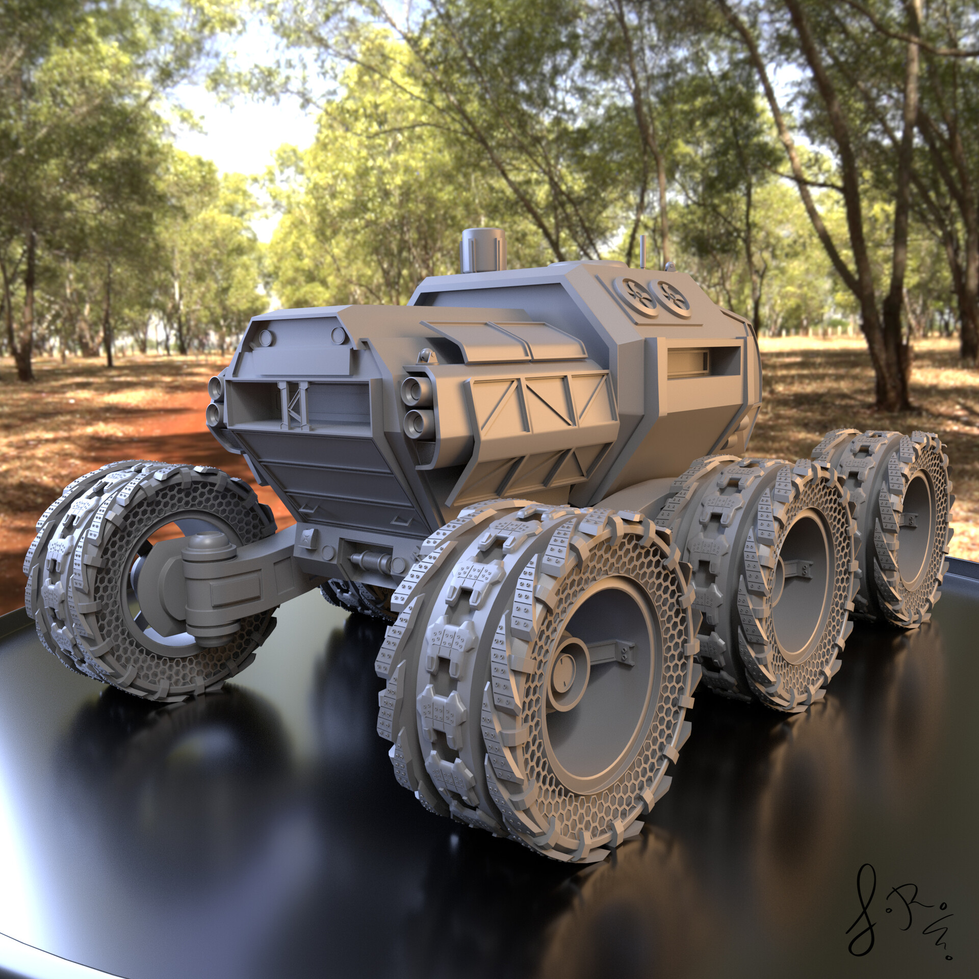 Jr.Ruddy Castro - The Mars Ranger - fanArt
