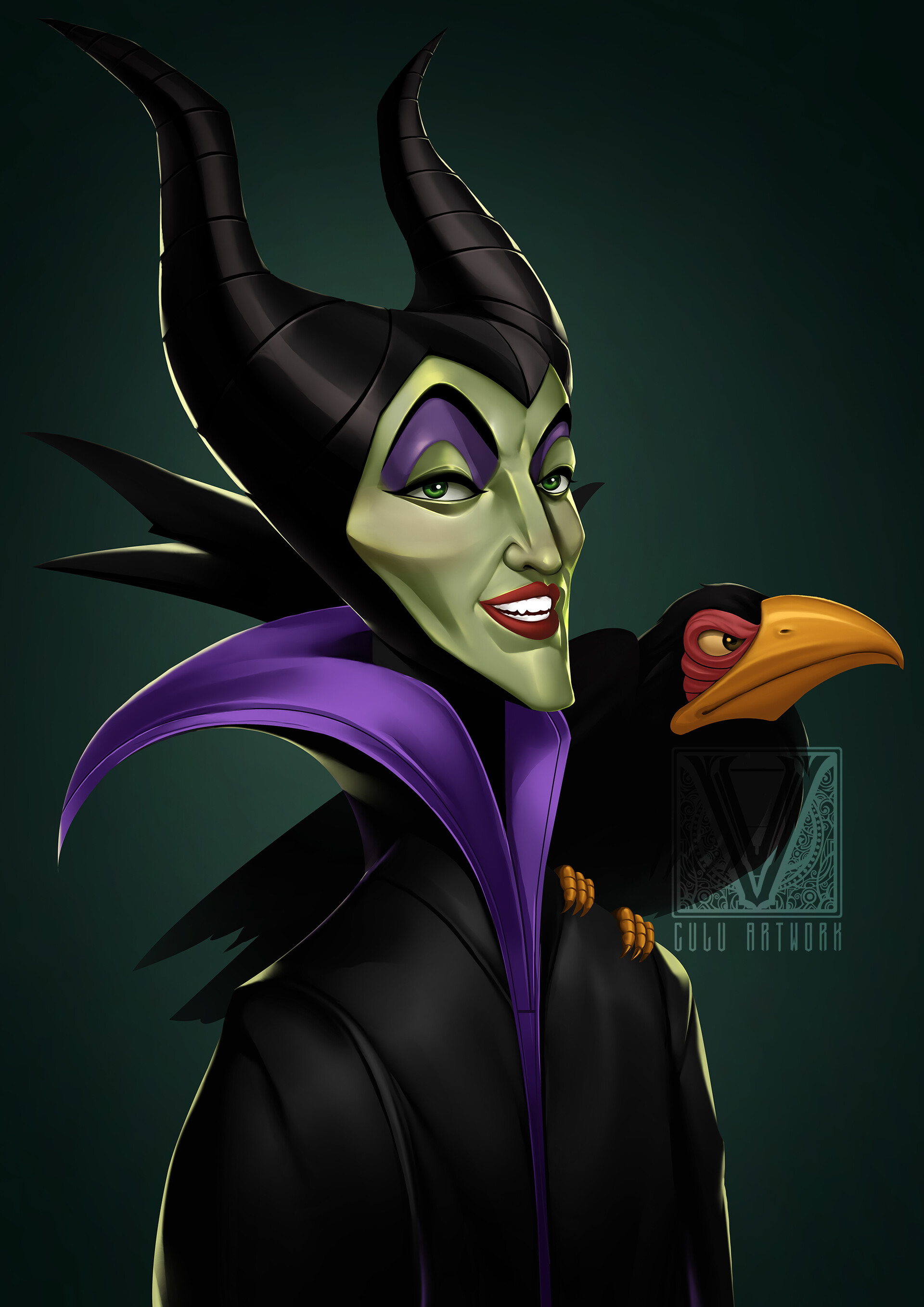 ArtStation - Fanart Maleficent